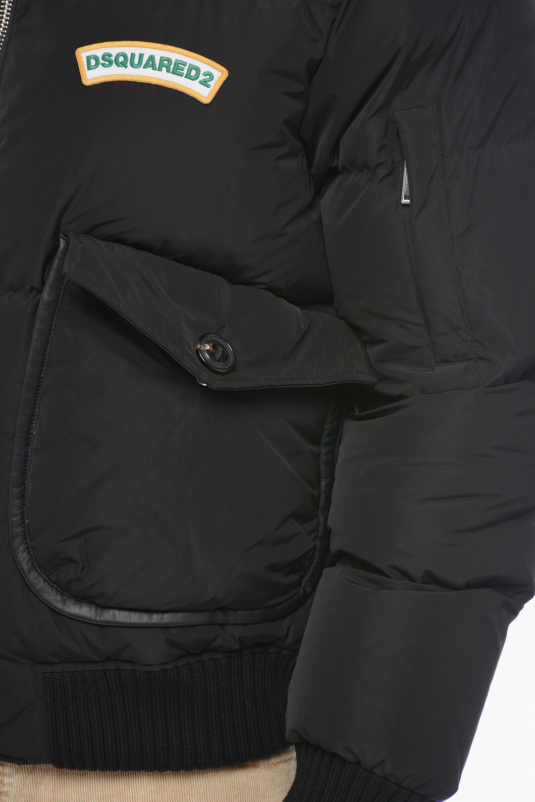 Dsquared2 Puff Bomber Jacket with Logo Patch men - Glamood Outlet