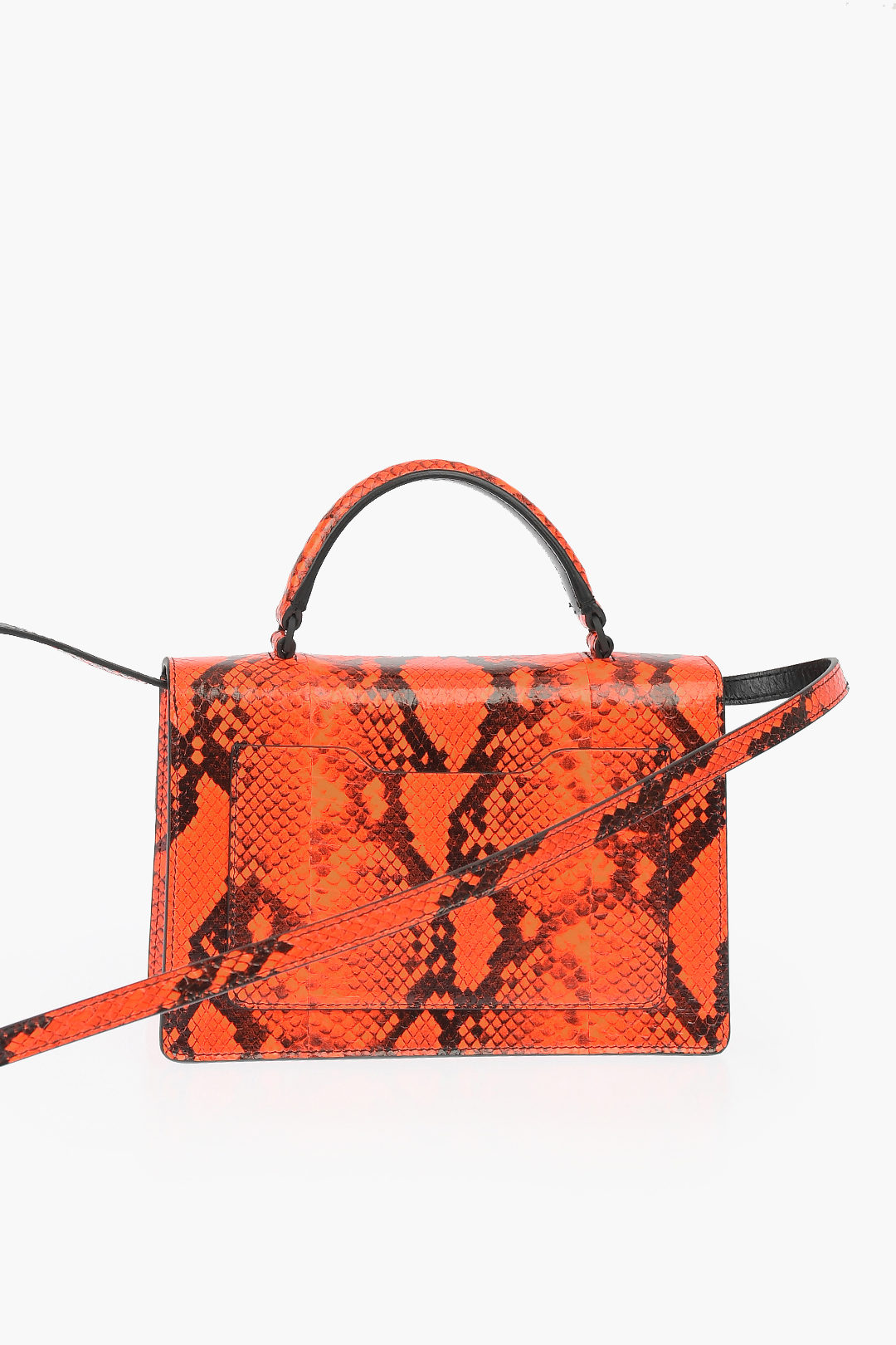 Off-White Python Print Leather Bag women - Glamood Outlet