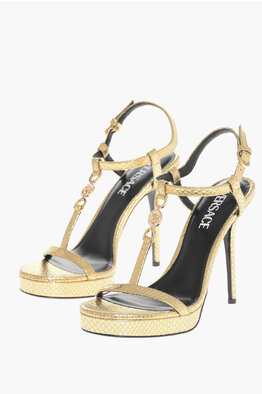 Maison Margiela MM6 Leather Thong Sandals with Lacquered Maison Margiela MM6 Leather Thong Sandals with Lacquered
