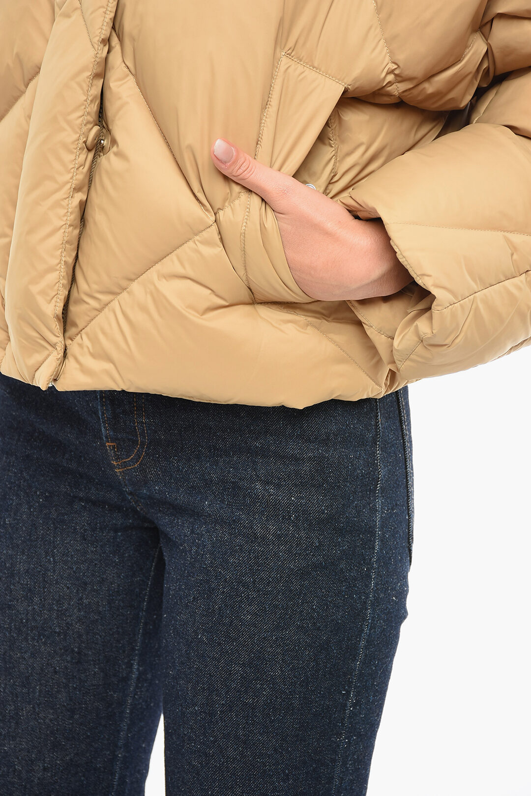 Stand Studio Quilted AINA Cropped Down Jacket women - Glamood Outlet