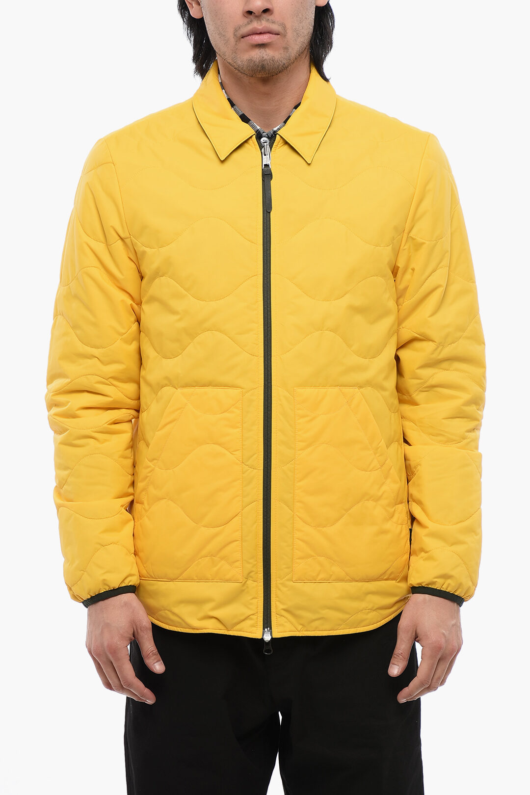 Woolrich Quilted Coach REVERSIBLE Windbreaker men - Glamood Outlet