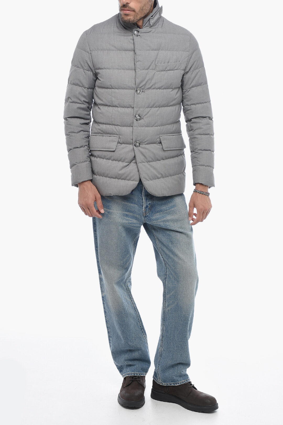 Woolrich Quilted LUXE Down Jacket with Side Split men - Glamood Outlet