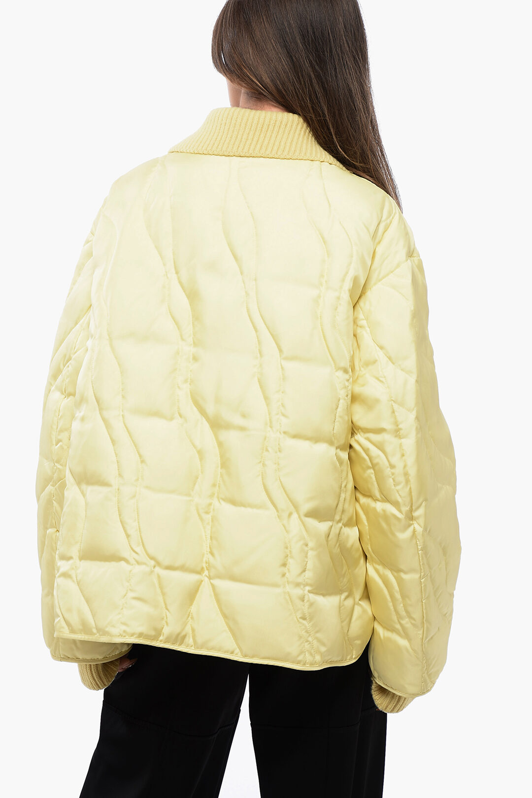 Jil Sander Quilted Puffer Jacket with Padded Scarf women - Glamood Outlet