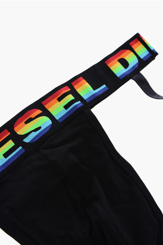 Diesel Rainbow Logo Set Of 3 Jockstrap men - Glamood Outlet