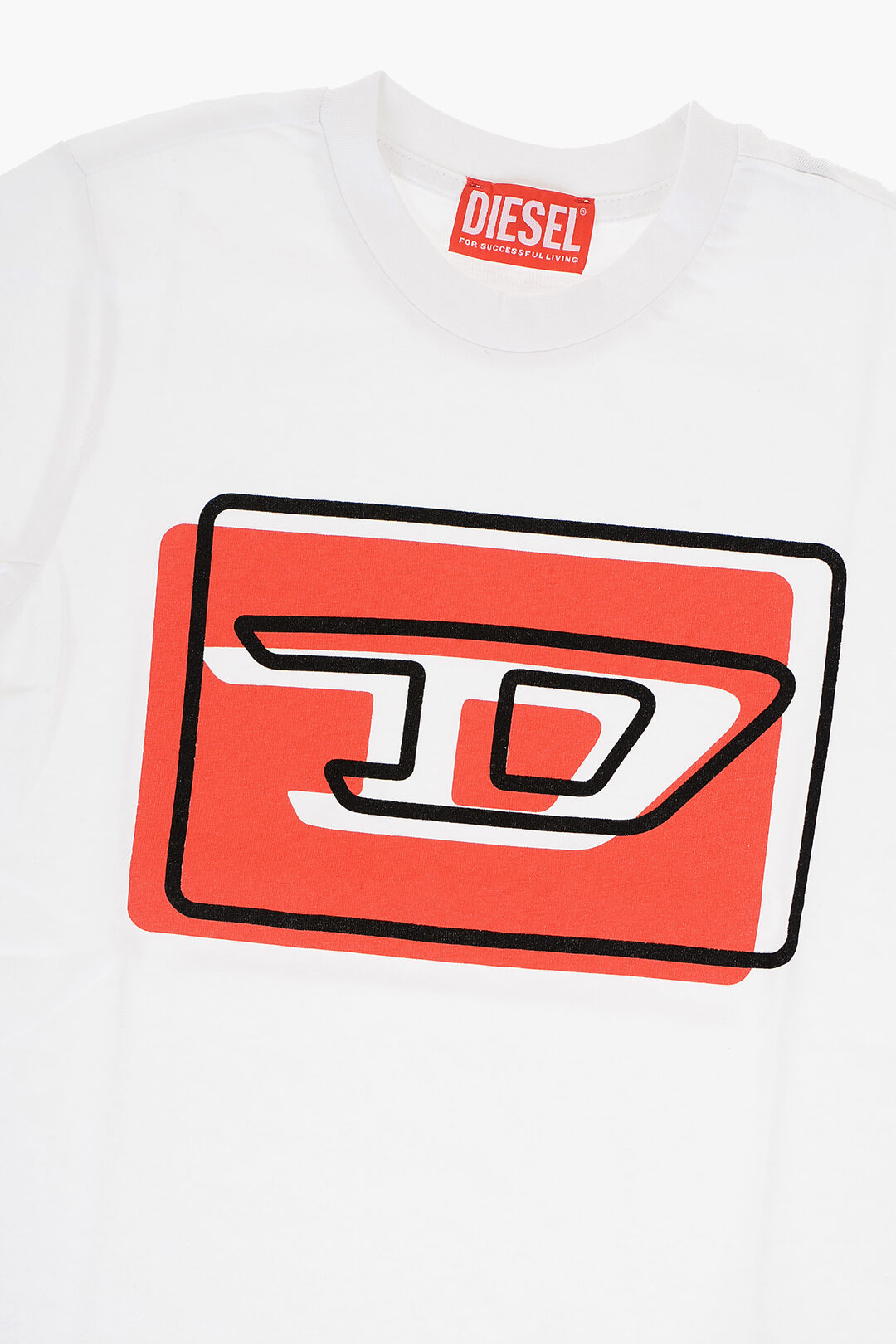 Diesel Kids RED TAG Crew-neck TDASI T-shirt with Maxi Front Print ...