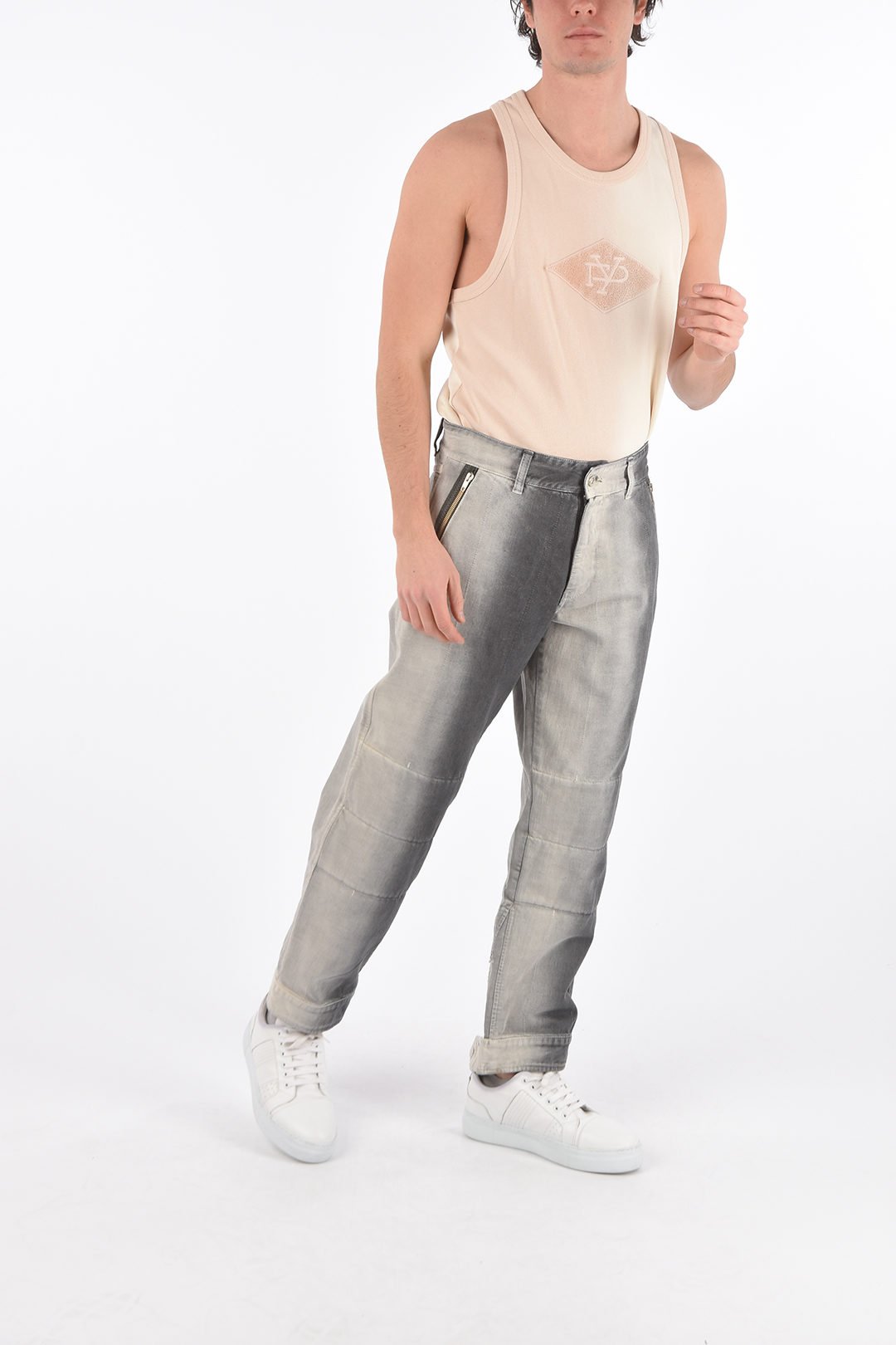 Diesel RED TAG Knee Padding Denim Pants men - Glamood Outlet