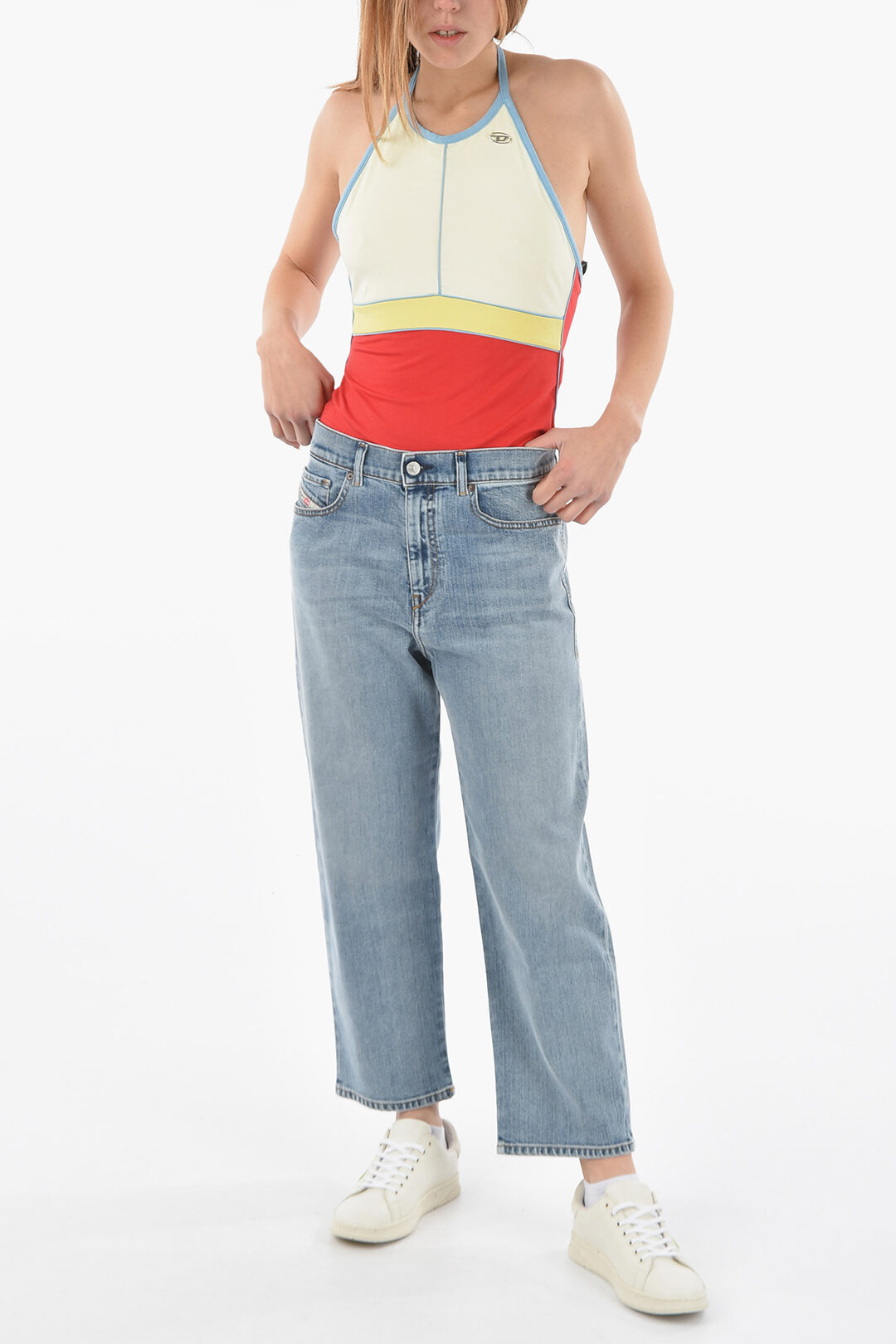 Diesel RED TAG Visibl Stiching 2016 D-AIR Boyfriend Jeans 20cm L30 ...