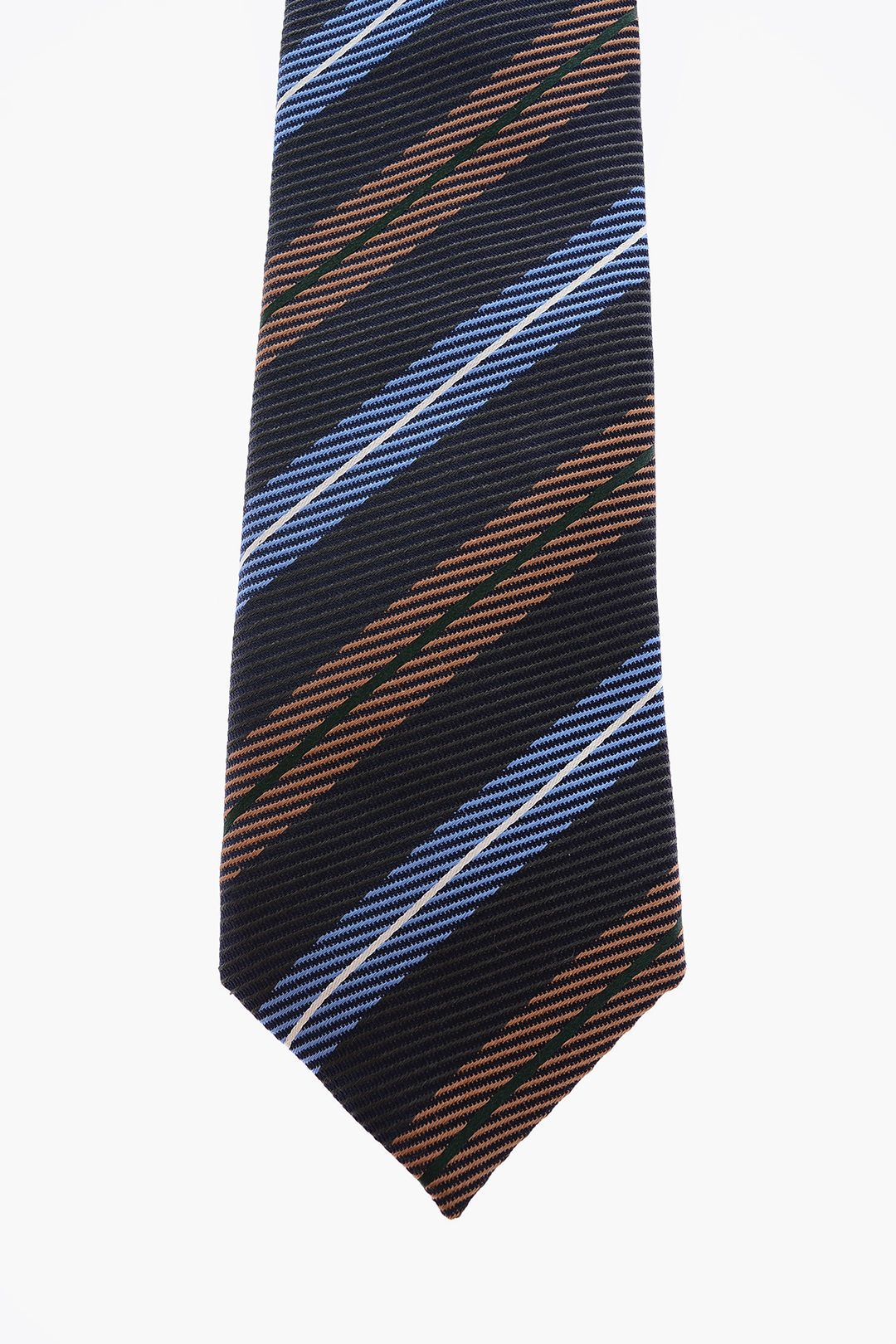 Corneliani regimental striped kipper tie men - Glamood Outlet