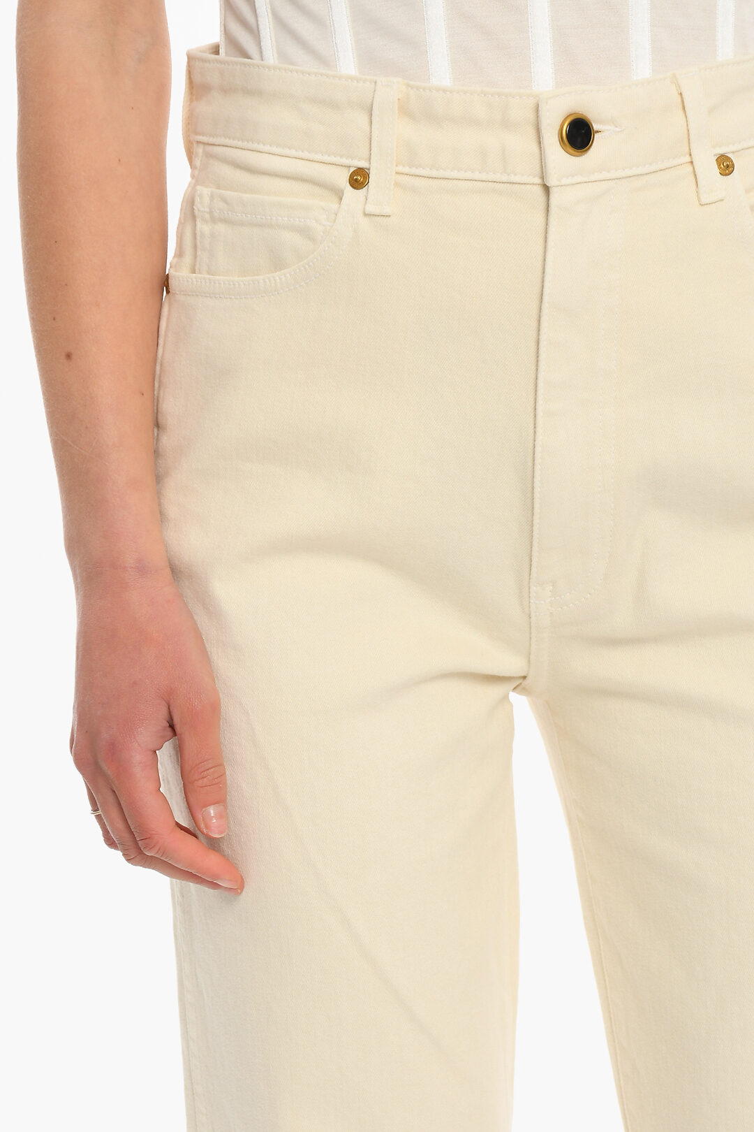 Khaite Regular Fit DANIELLE Jeans women - Glamood Outlet