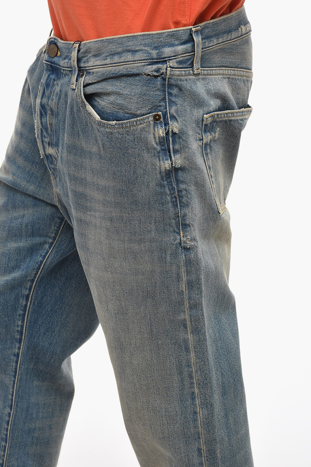 Saint Laurent Relaxed-fit Denims with Stonewash Effect men - Glamood Outlet