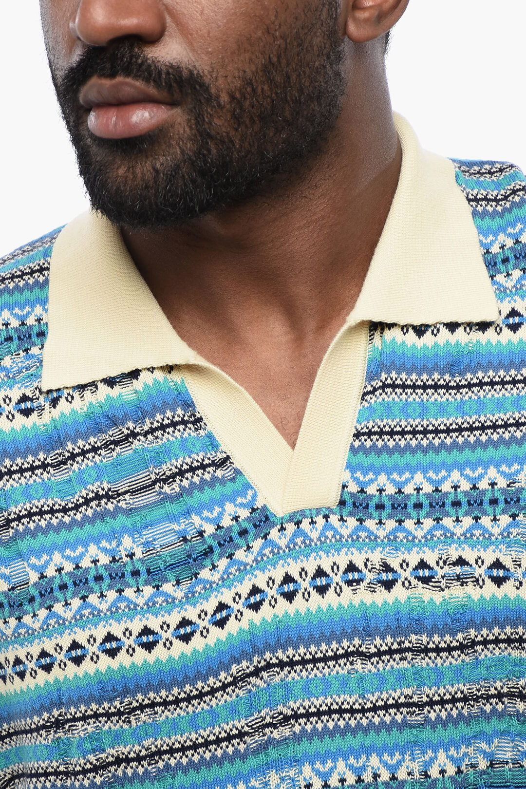 Altea Relaxed-fit Polo with Geomtric Motif men - Glamood Outlet