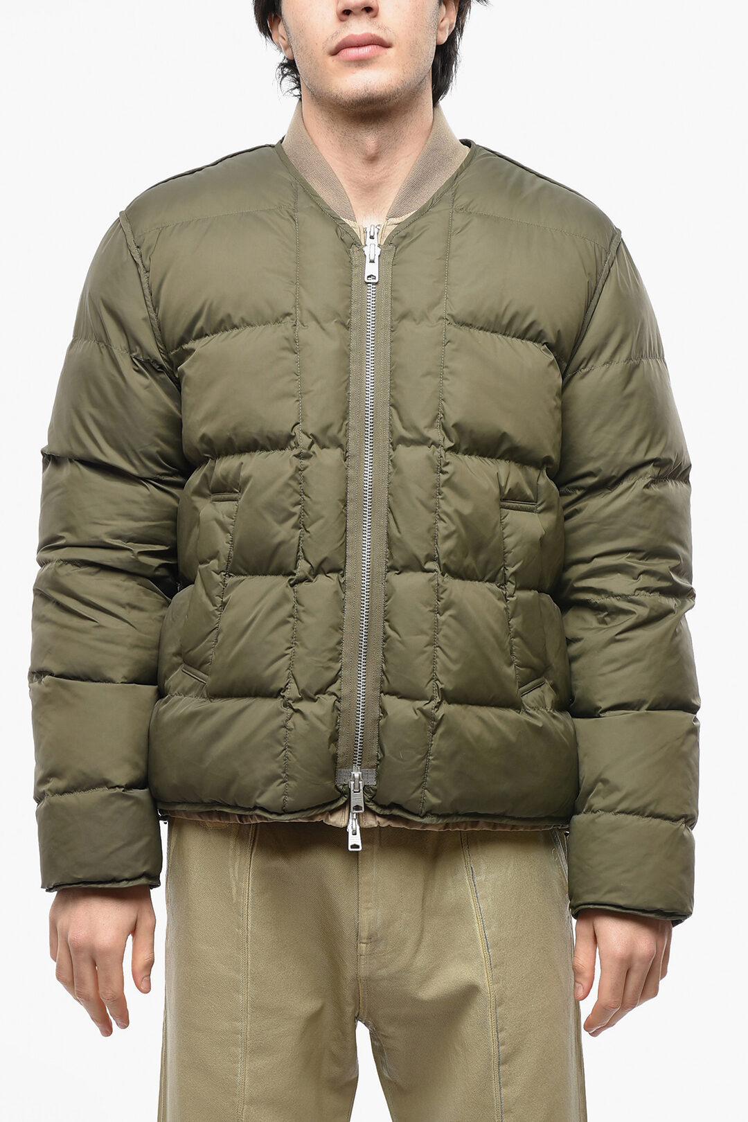AllSaints Removable Lining NOOR Padded Bomber Jacket men - Glamood Outlet