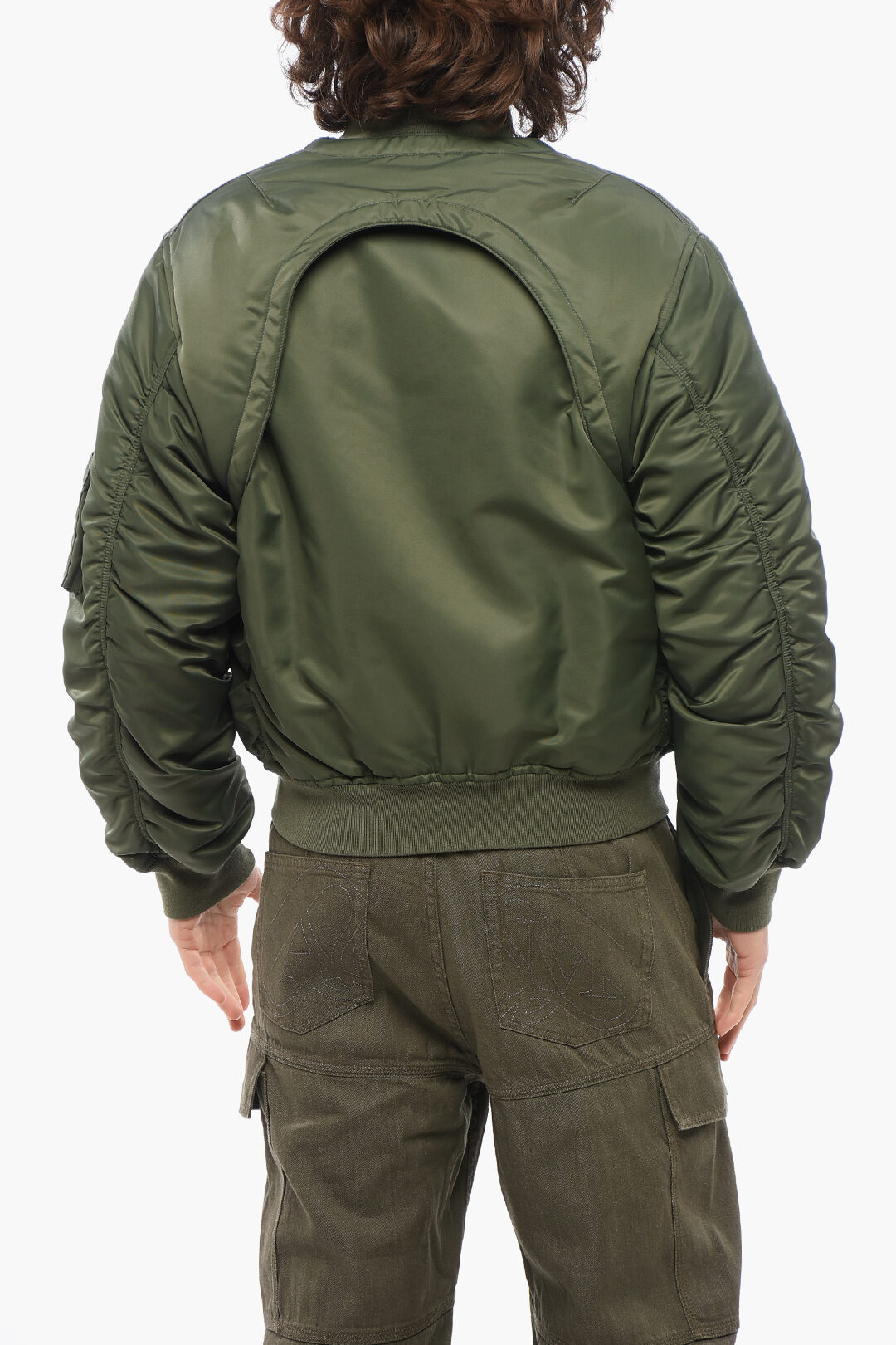 Alexander McQueen Removable Sleeves Padded Bomber Jacket men - Glamood ...