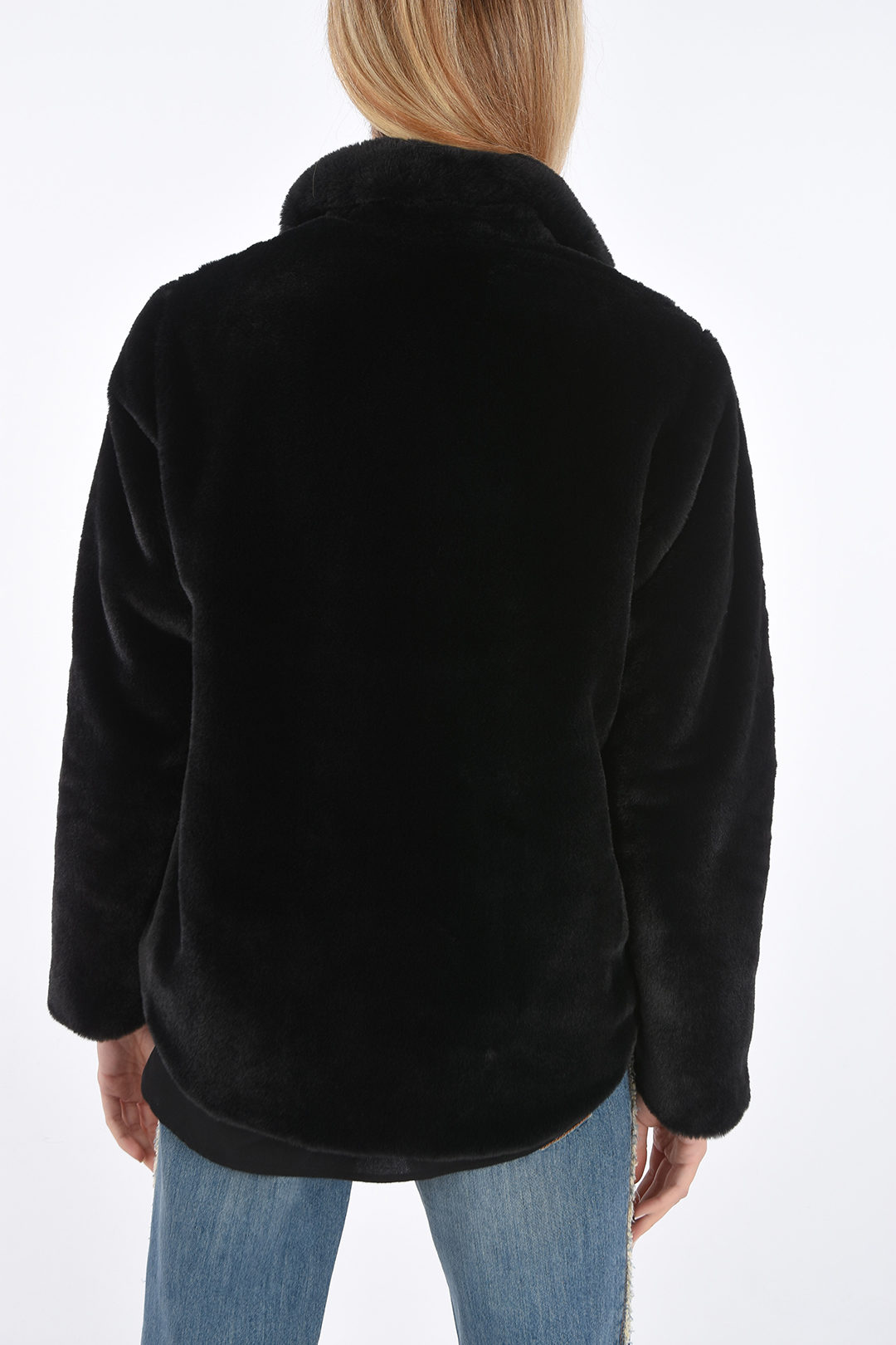 Aspesi Reversible Jacket with Thermal Lining and Eco-fur women ...