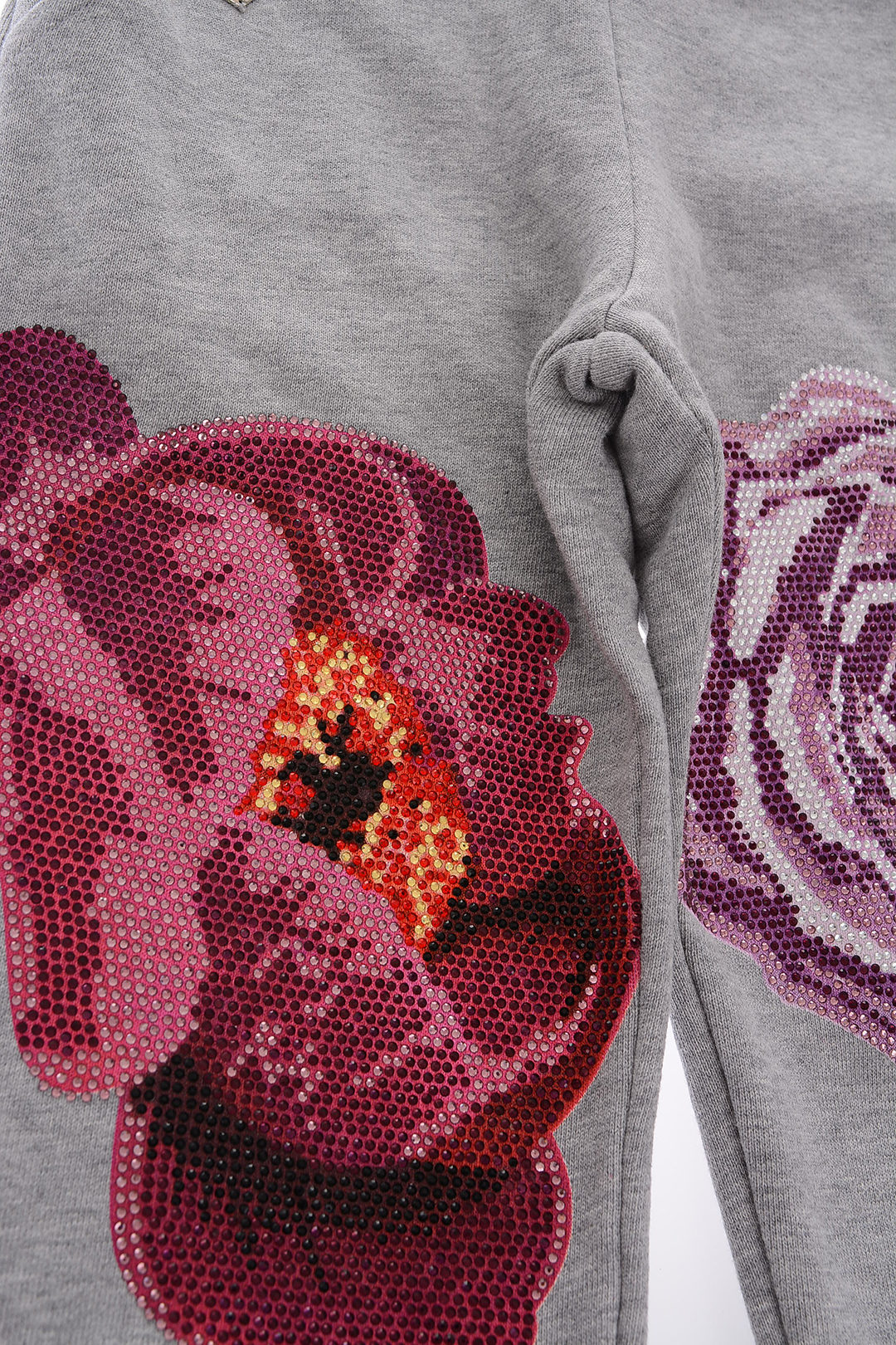 Philipp Plein rhinestone embellished REAR WINDOW jogger pants mädchen ...