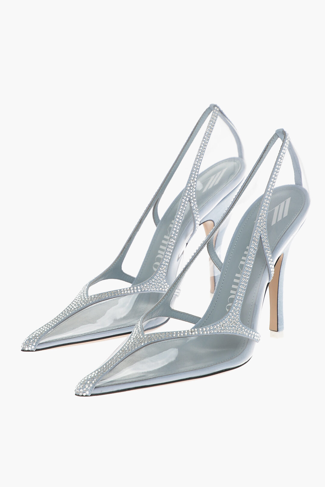 The Attico Rhinestoned VENUS CHROME PVC Pumps 11cm women - Glamood Outlet