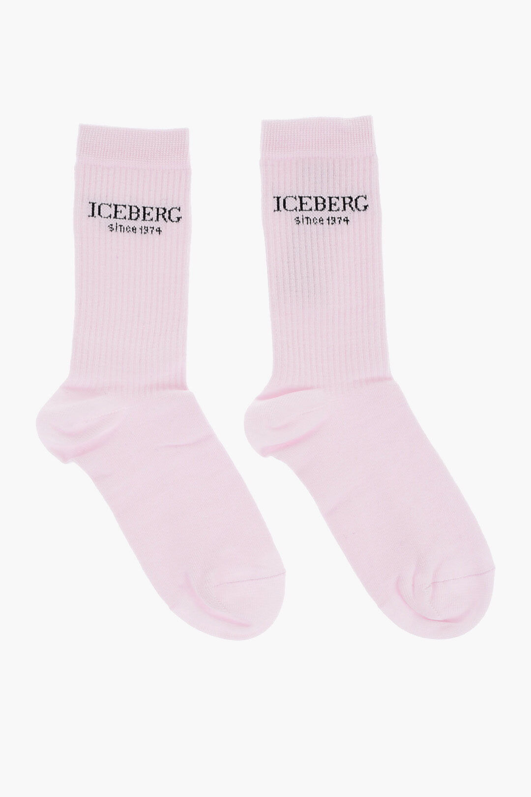 Iceberg Ribbed Long Socks with Embroidered Logo women - Glamood Outlet