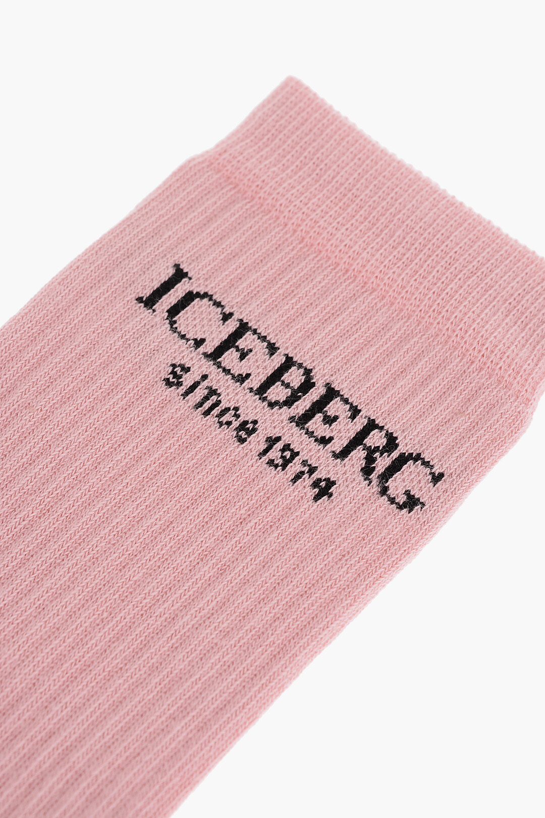 Iceberg Ribbed Socks with Embroidered Contrasting Logo women - Glamood ...