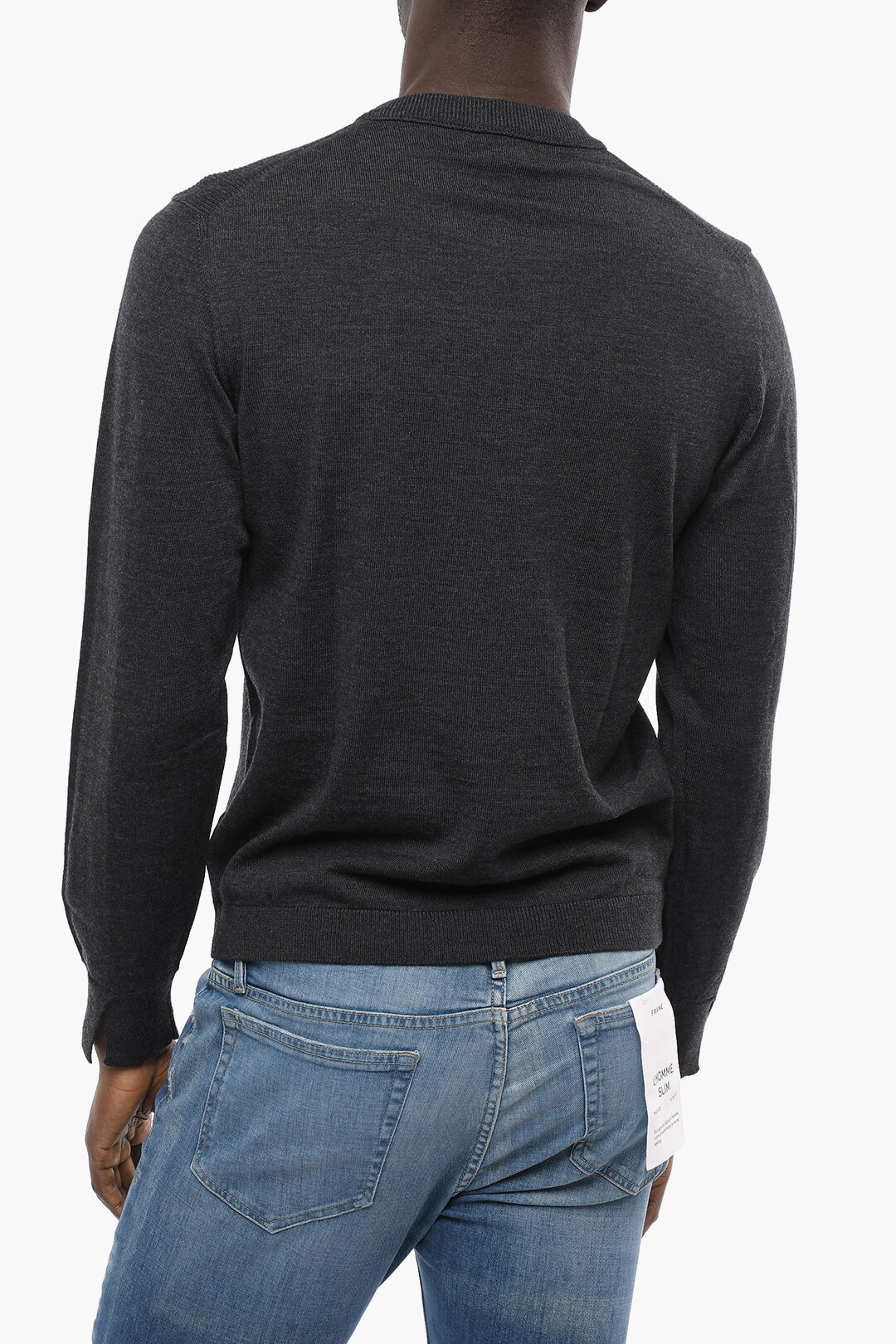 DoppiaA Ribbed Virgin Wool Crew-neck Sweater men - Glamood Outlet