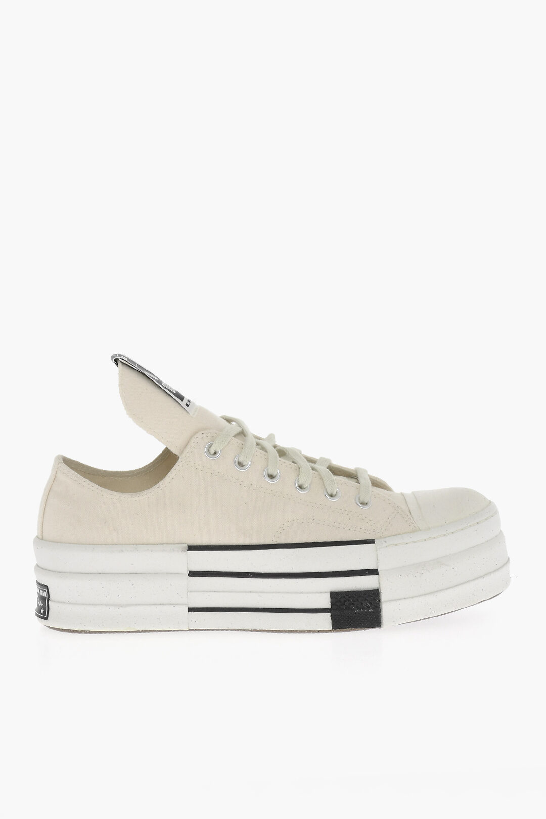 Converse RICK OWENS DRKSHDW Canvas Low Top Sneakers with Platform 5.5cm ...