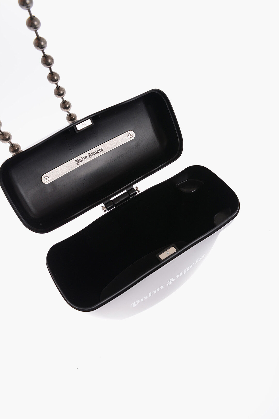 Palm Angels Rigid MINI PADLOCK Bag with Metal Shoulder Strap women ...