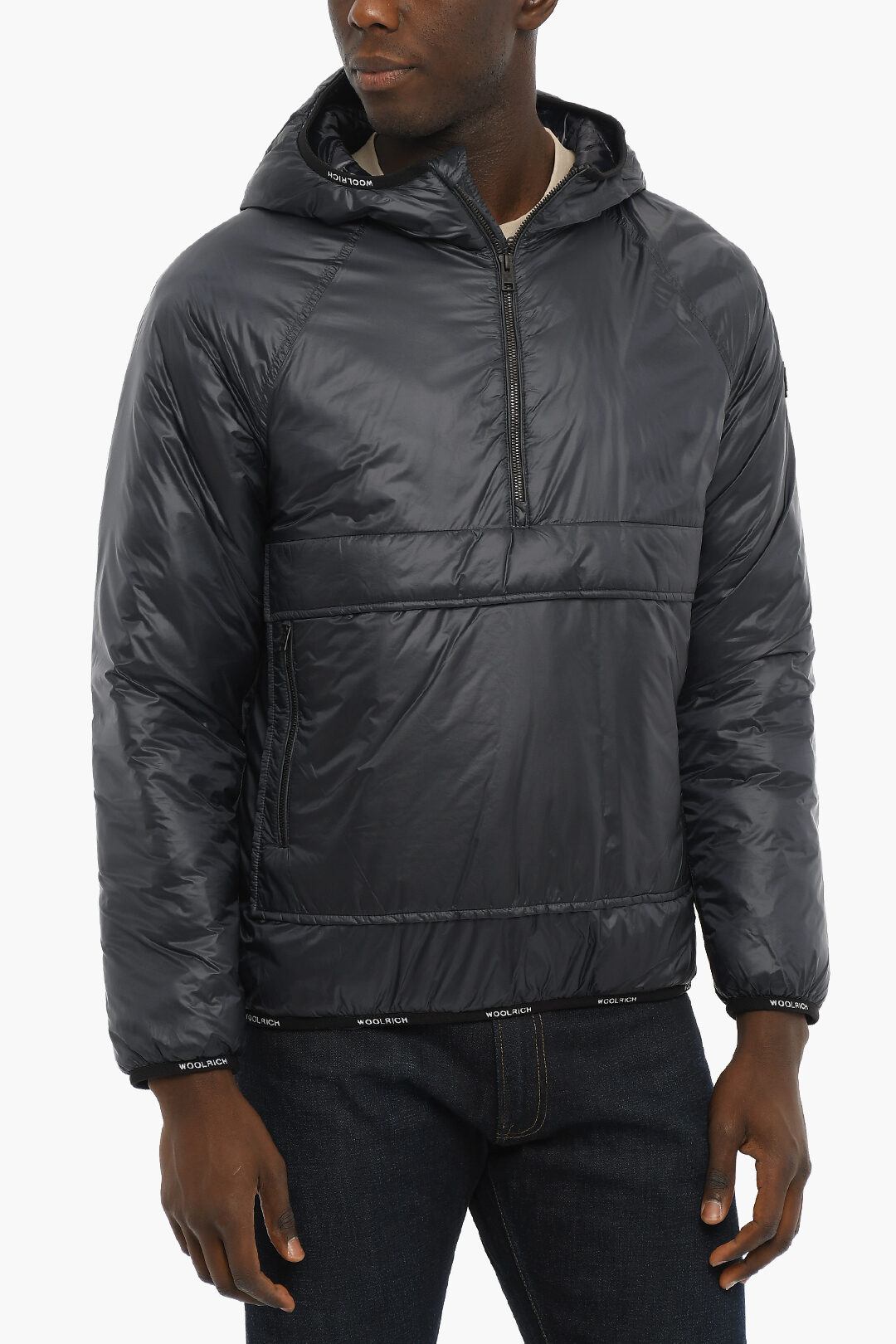 Woolrich Rip Stop Checked Padded Nylon PACK-IT Anorak men - Glamood Outlet