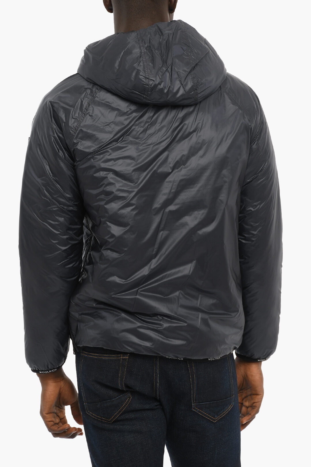 Woolrich Rip Stop Checked Padded Nylon PACK-IT Anorak men - Glamood Outlet