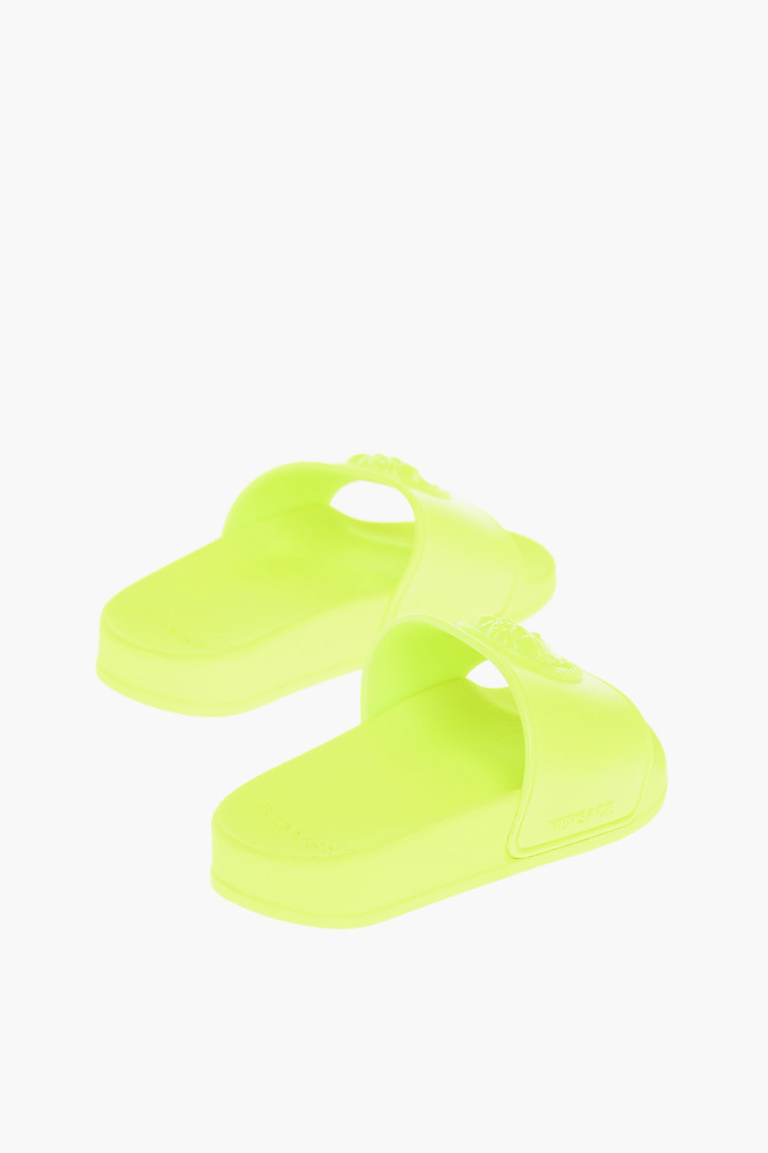 Versace Kids Rubber Neon Slides with MEDUSA Detailing unisex children ...