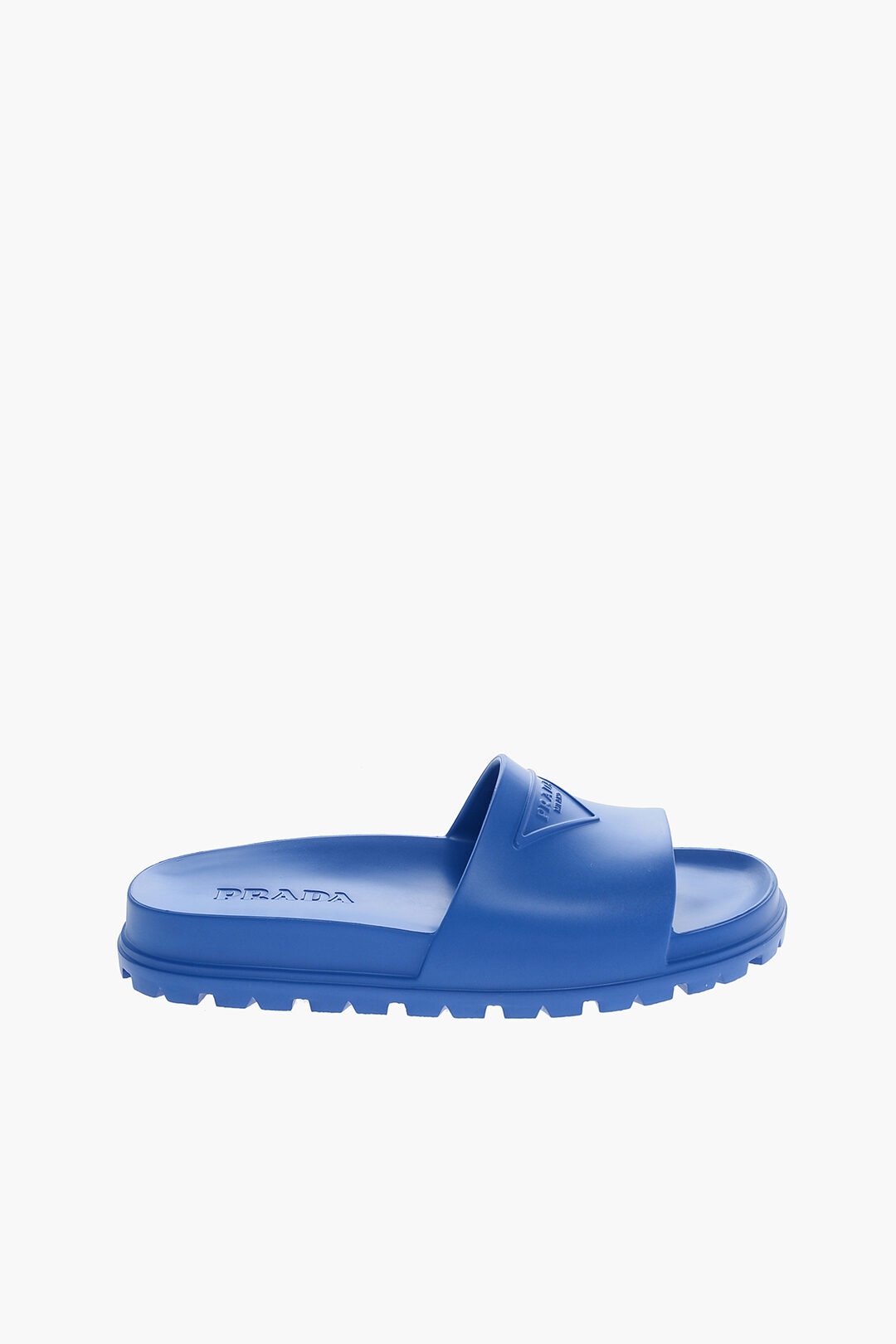 Prada Rubber Sliders with Embossed Logo men - Glamood Outlet