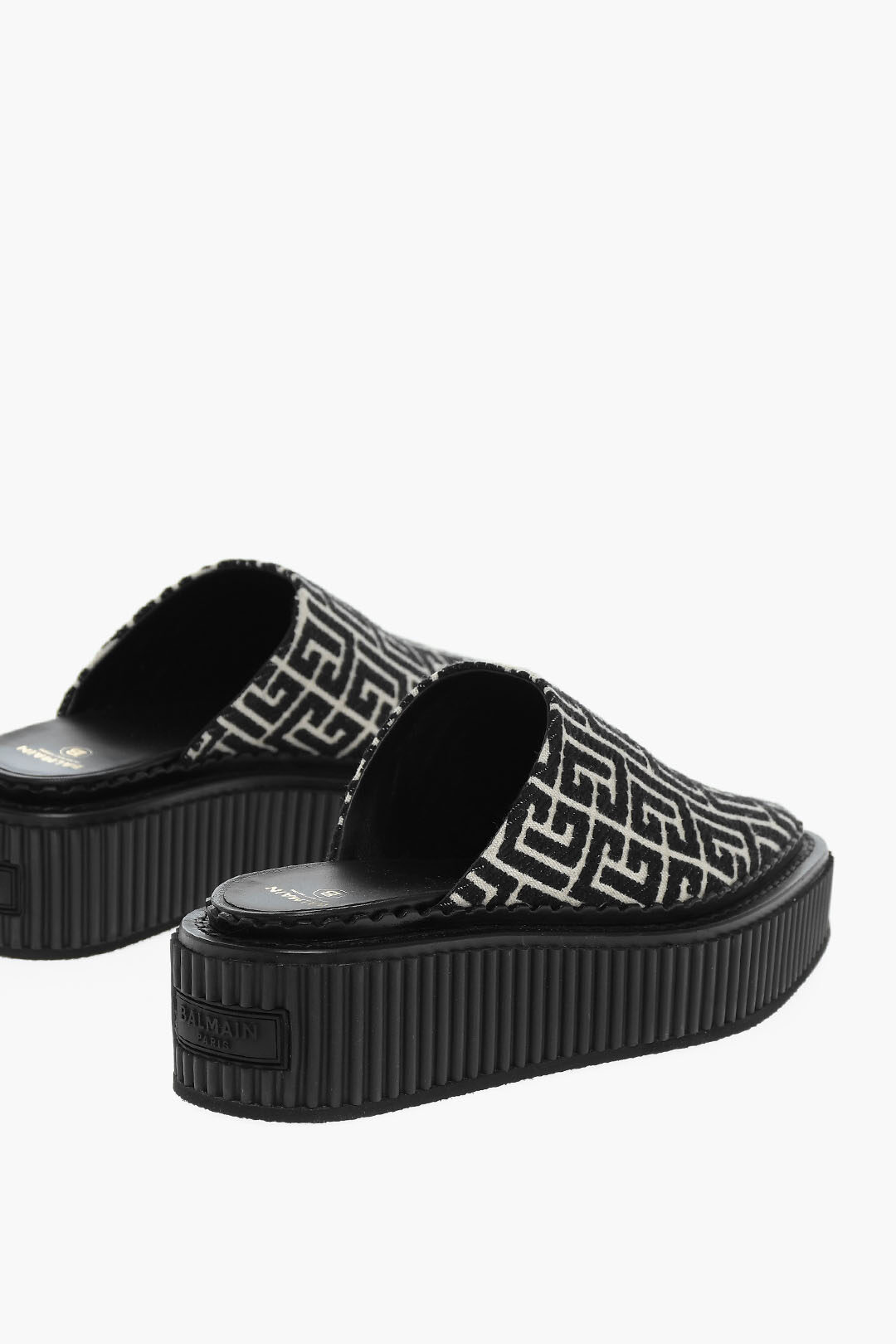Balmain Rubber Sole Embroidered Sabot men - Glamood Outlet