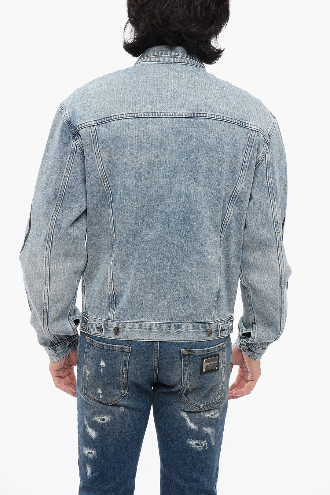 Vision Of Super Saharan Denim Jacket with Lettering Logo men - Glamood ...