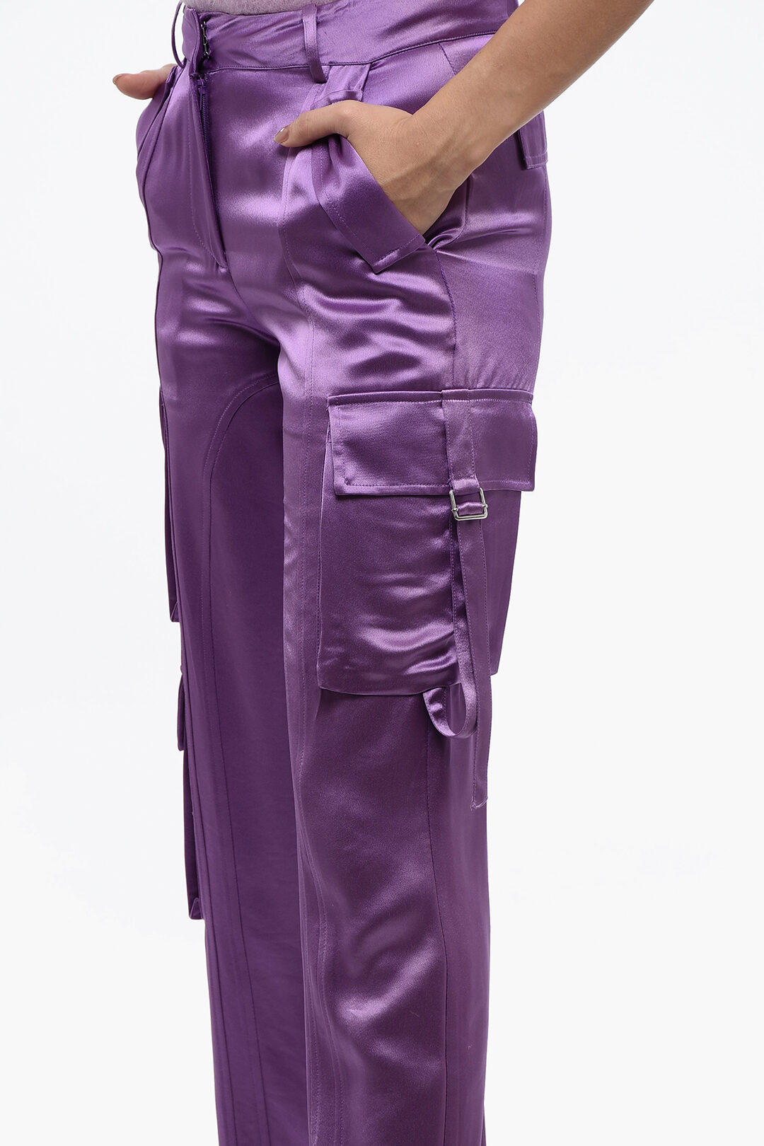 Retrofete Satin Cargo Pants ANDRE' women - Glamood Outlet