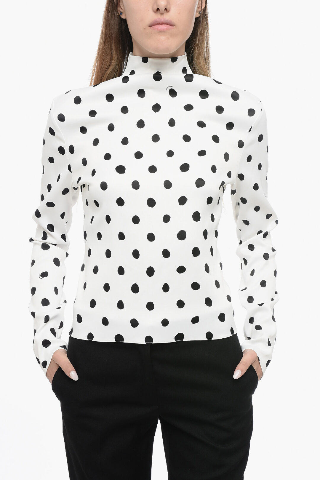 Marni Satin Dolka Pot Top with Rear Zip women - Glamood Outlet