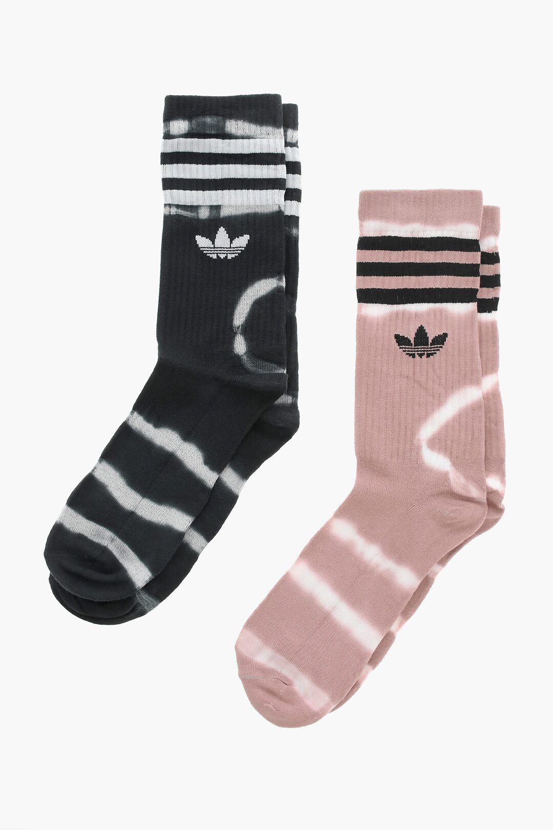 Adidas Set of 2 Acid Wash Effect Socks with Embroidered Logo unisex men ...