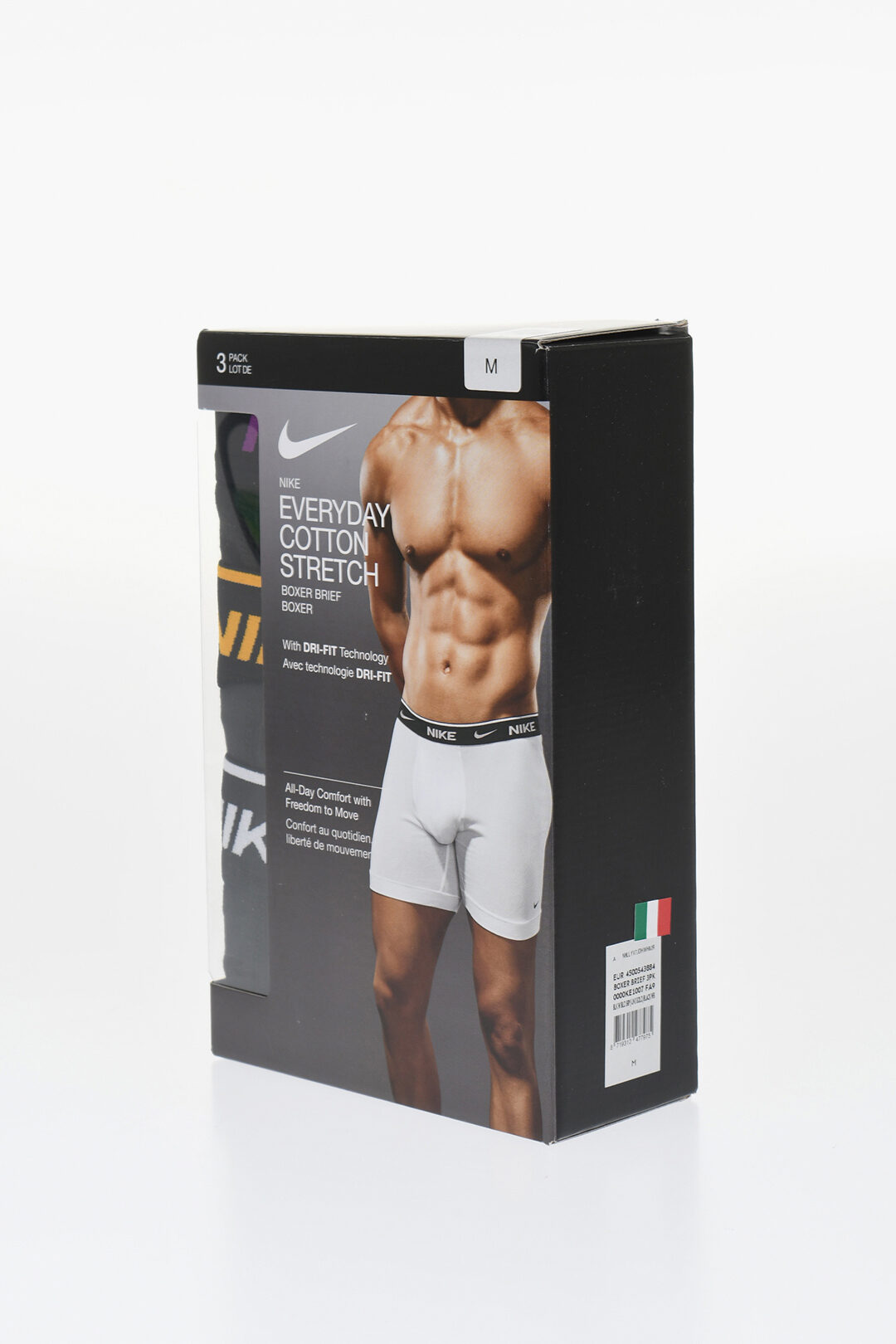 Nike Set of 3 Solid-Color Boxers with Contrasting Logo men - Glamood Outlet