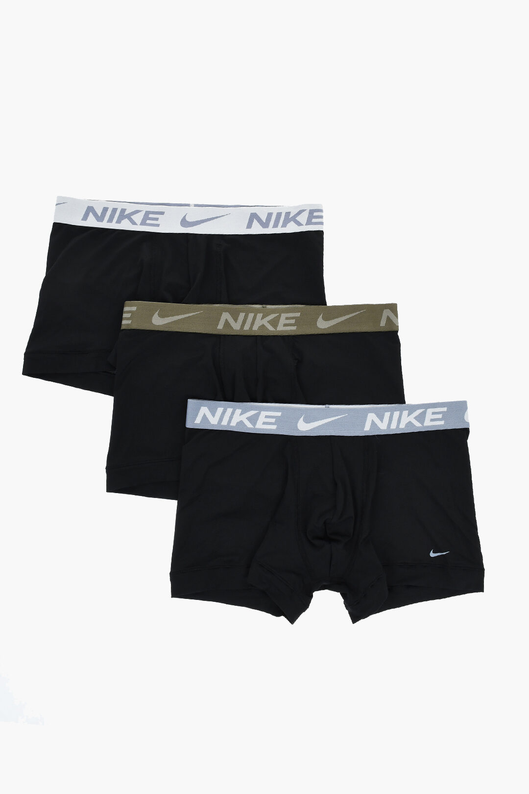 Nike Set of 3 Solid Color Dri-Fit Boxer with Contrasting Elastic Band ...