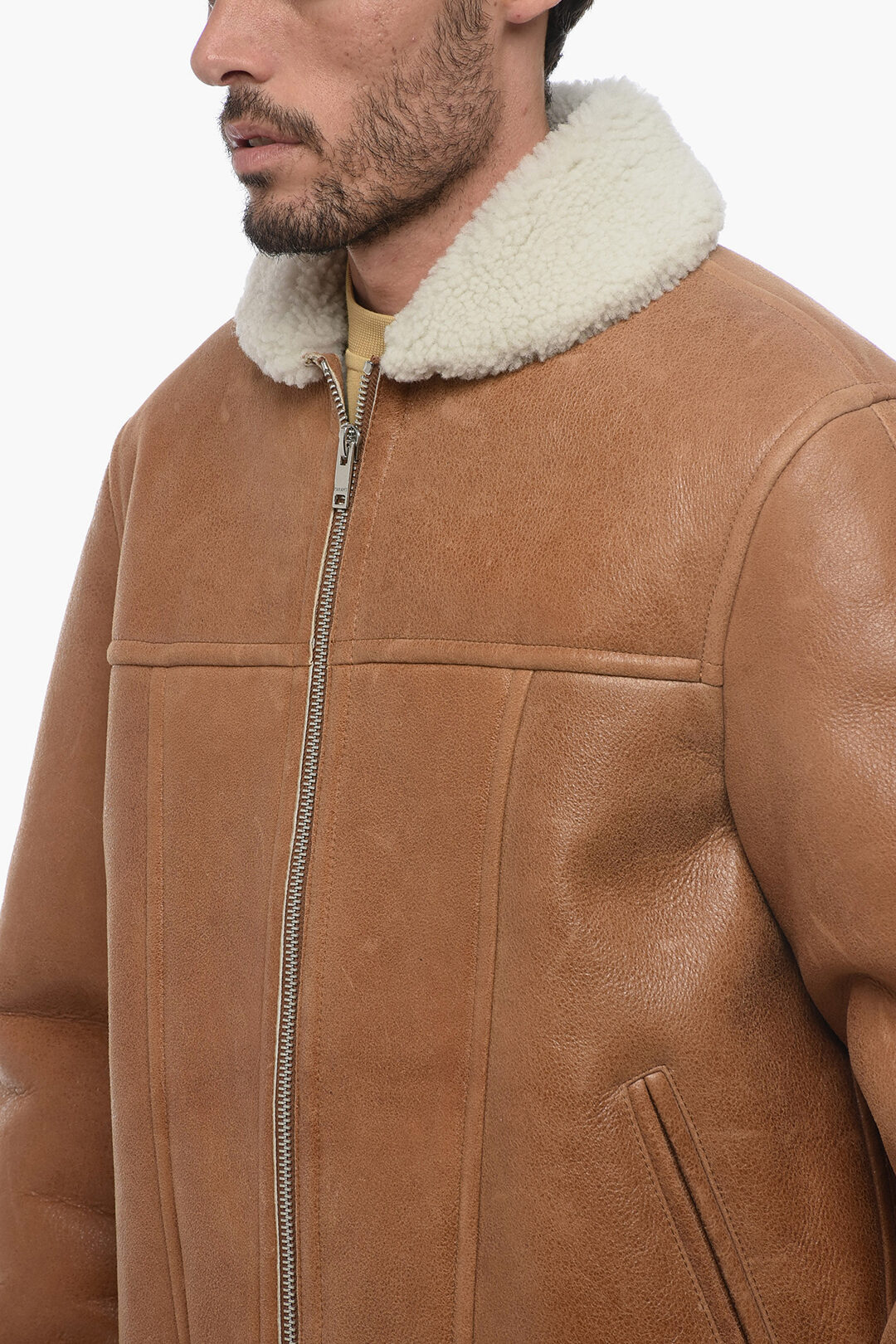 Isabel Marant Shearling ALBERTO Aviator Jacket men - Glamood Outlet