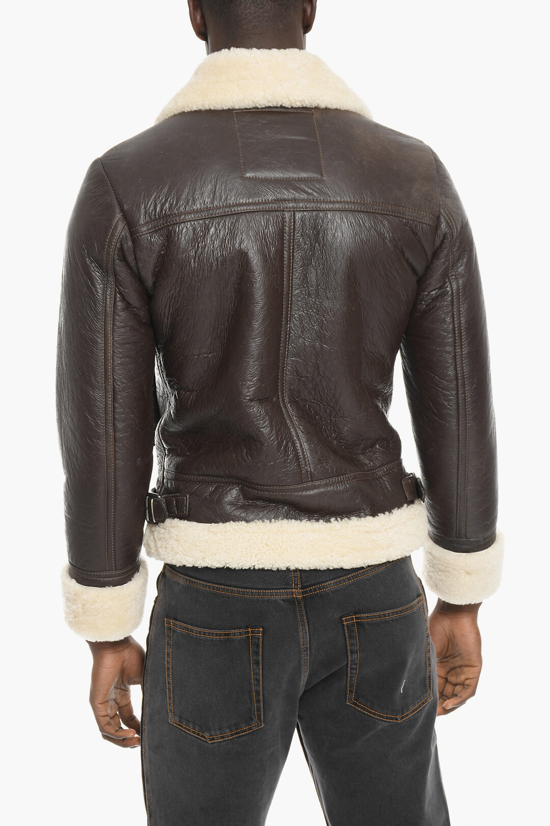 PMDS Shearling Aviator Jacket men - Glamood Outlet