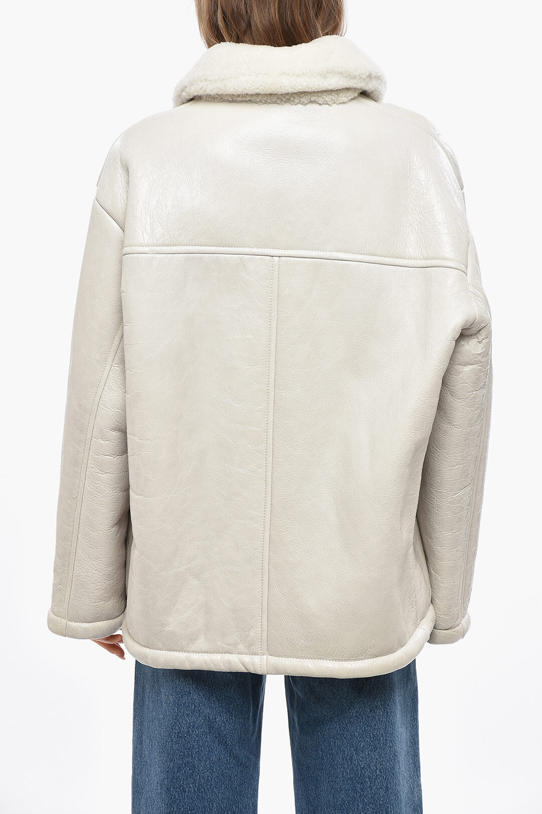 Salvatore Santoro Shearling Coat with Patch Pockets women - Glamood Outlet