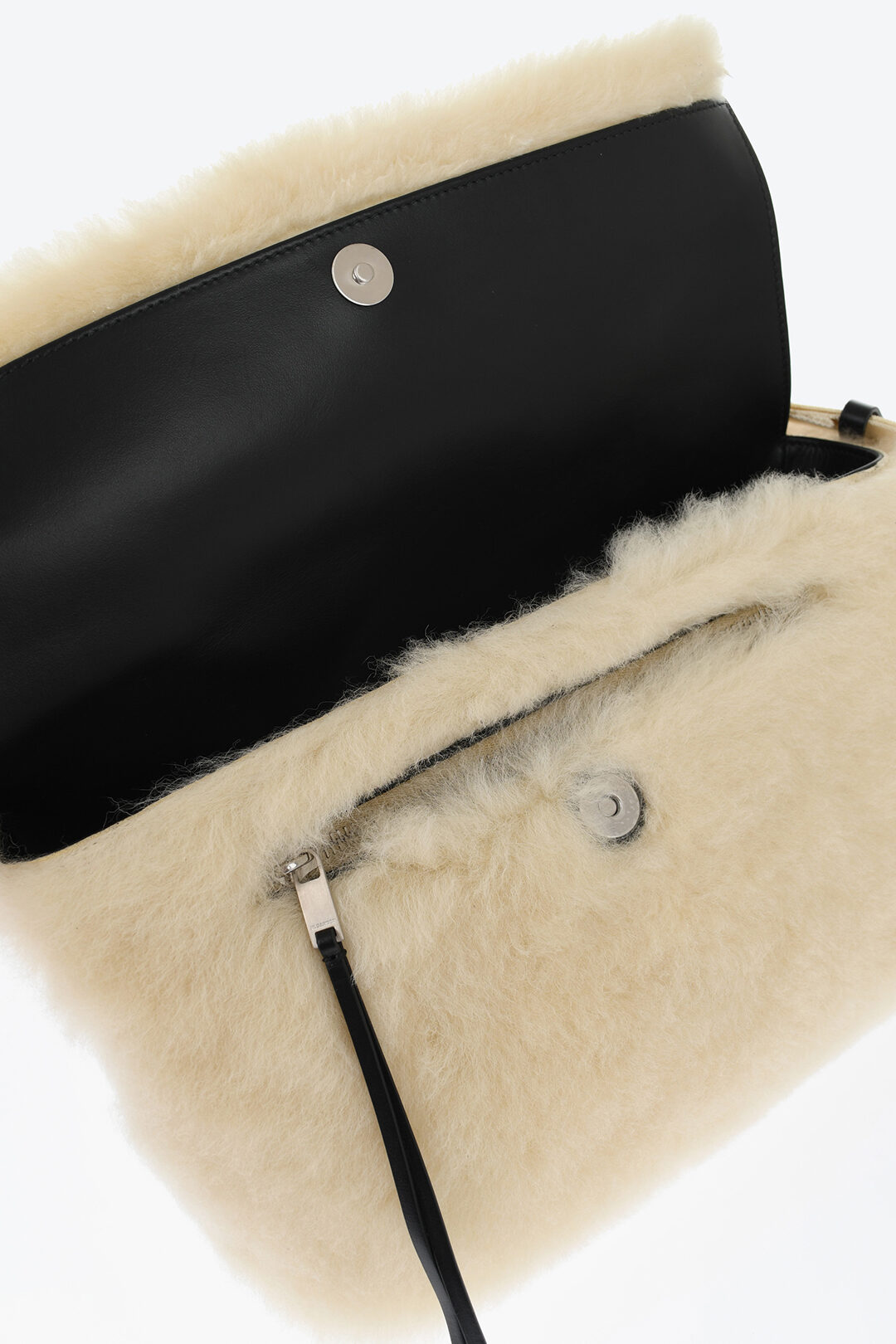 Jil Sander Shearling UTILITY Crossbody Bag women - Glamood Outlet