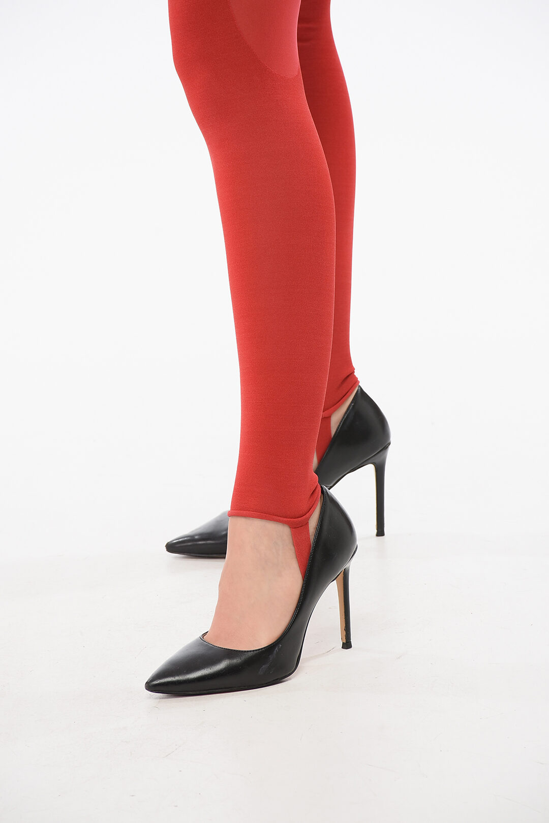 Alexander McQueen Sheer Effect Stirrup Jumpsuit with Cut-Out Details ...