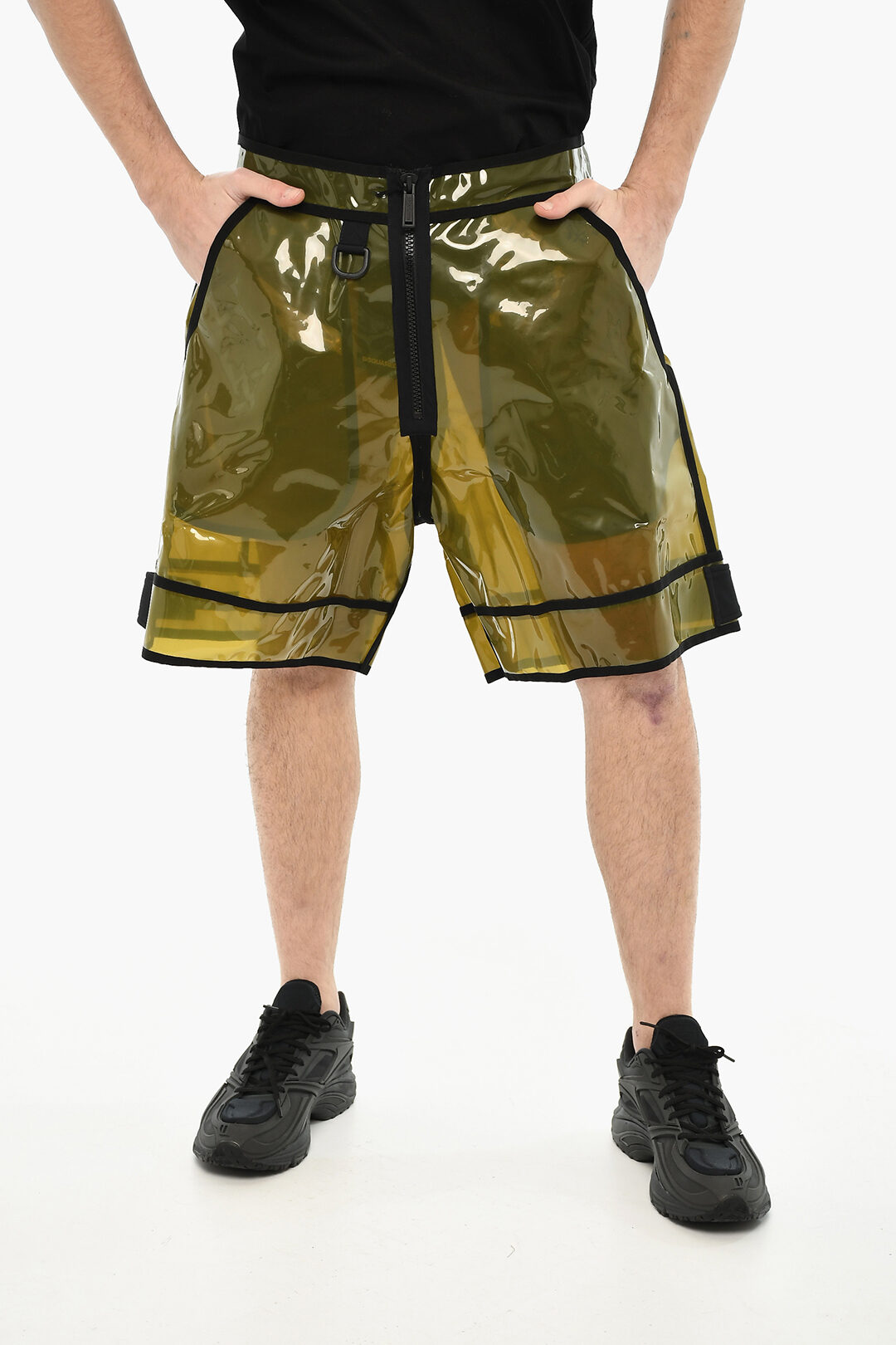 Dsquared2 Sheer Pvc Shorts men - Glamood Outlet