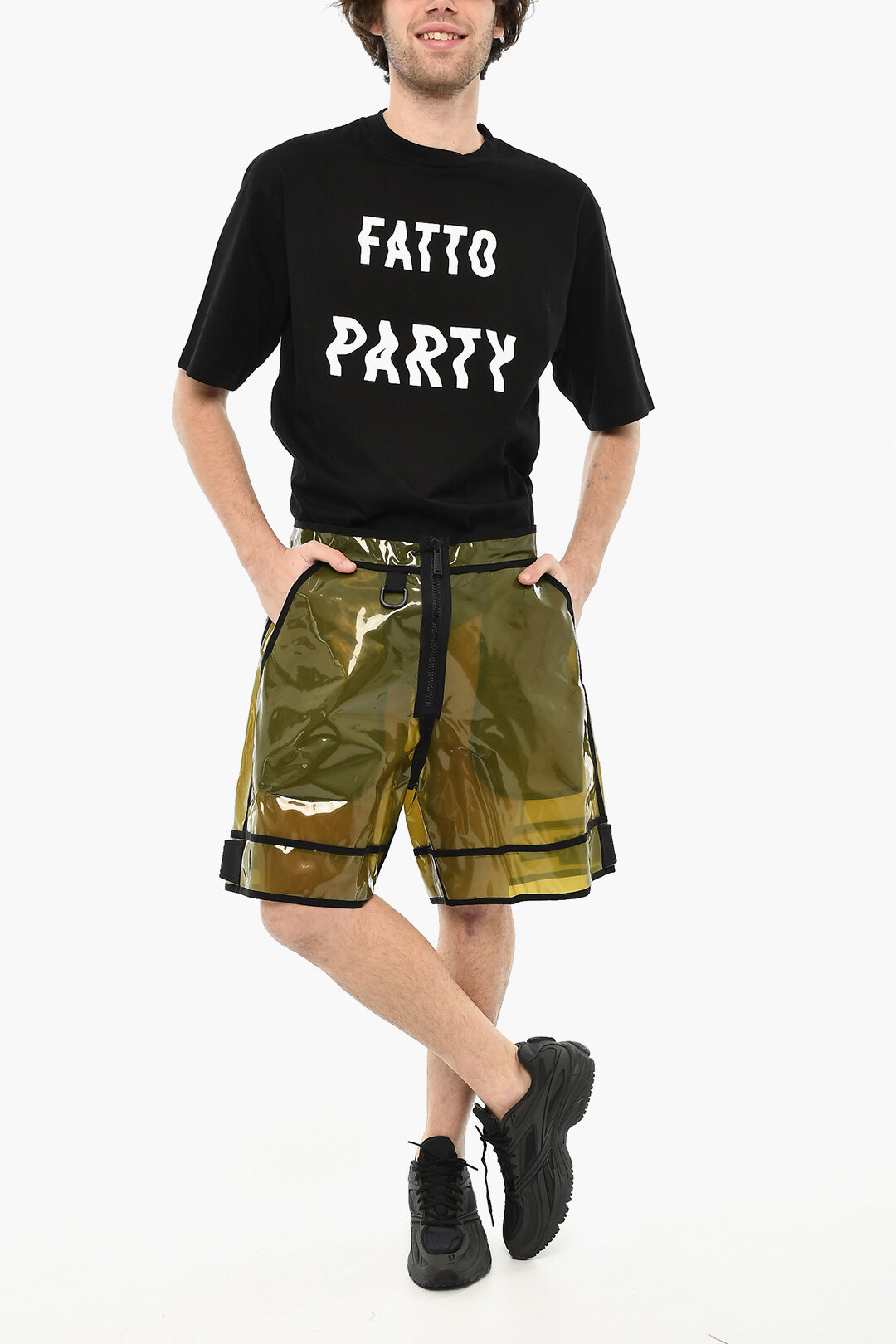 Dsquared2 Sheer Pvc Shorts men - Glamood Outlet