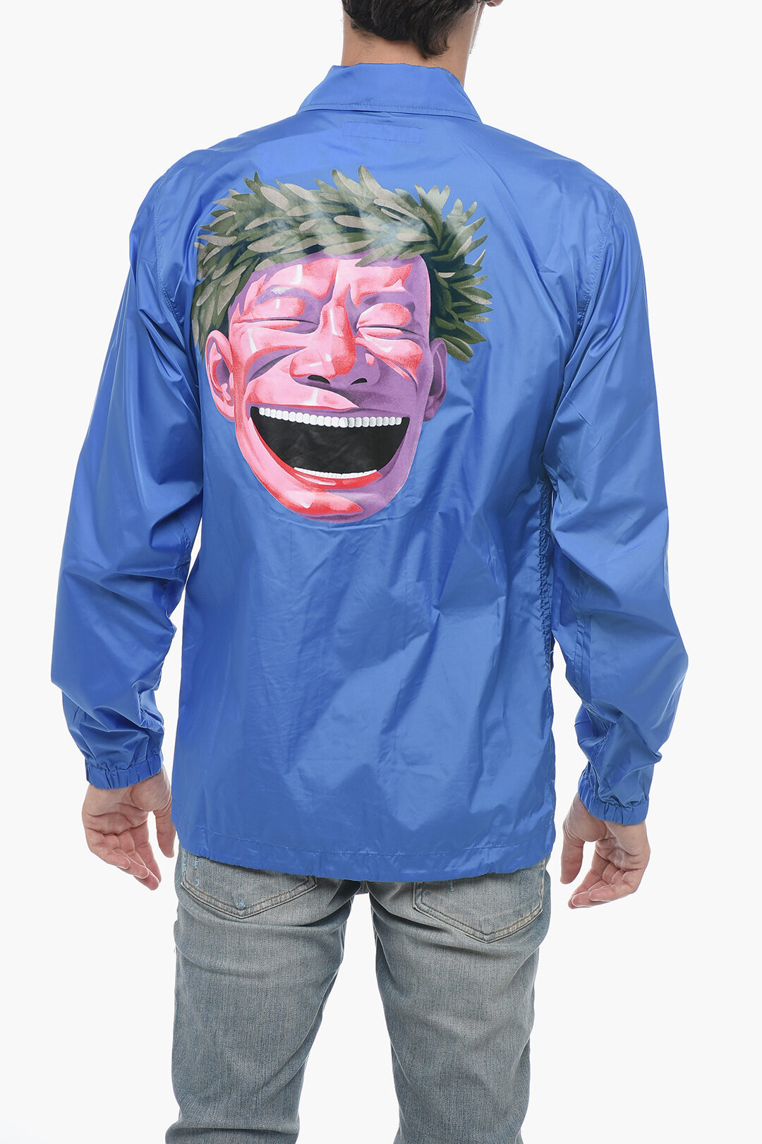 Comme Des Garçons SHIRT Back Printed Nylon Windbreaker Jacket men ...