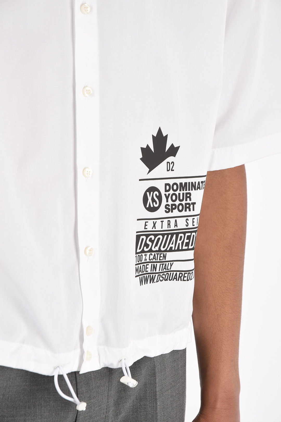 Dsquared2 Short Sleeve Button Down Collar Shirt Men Glamood Outlet