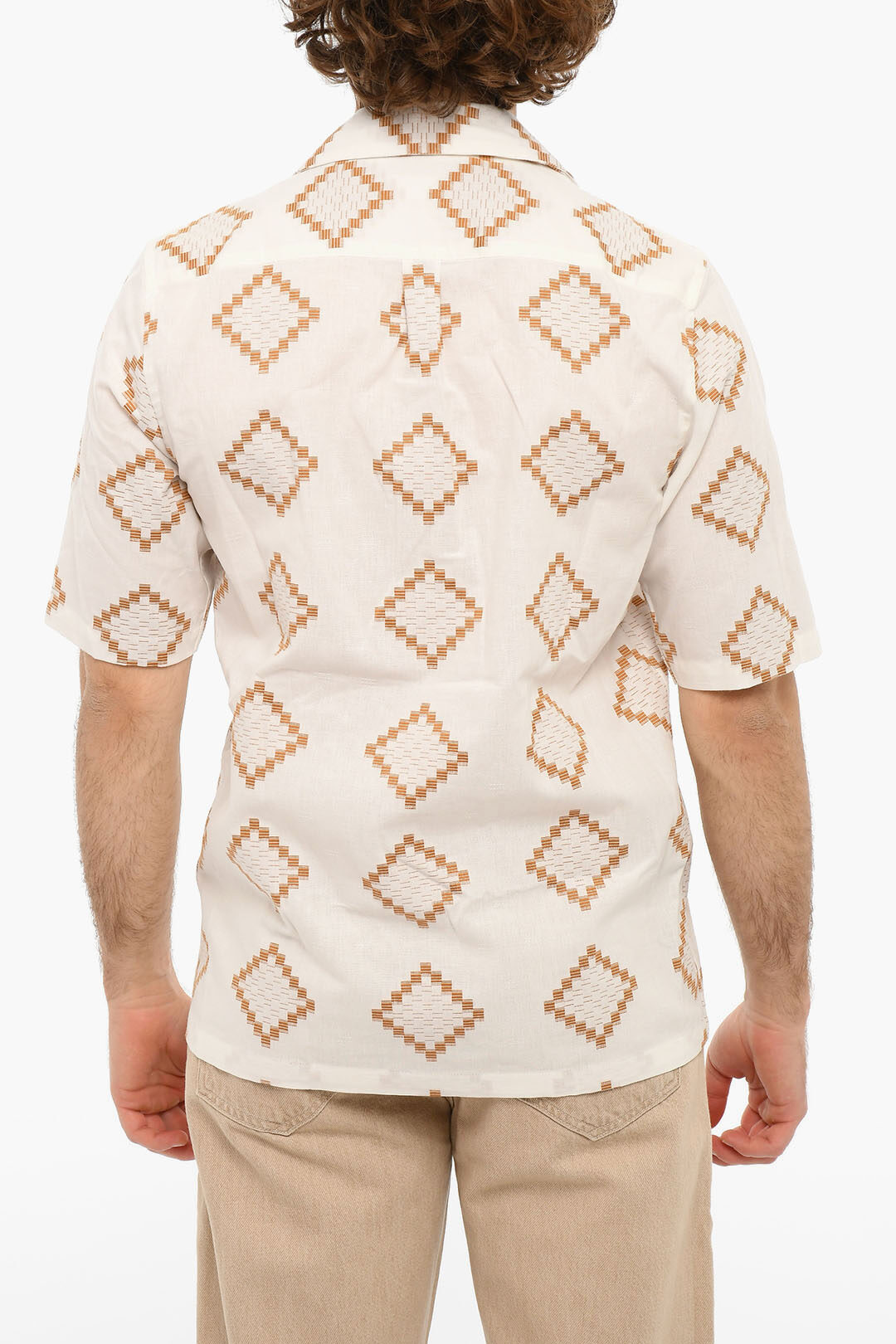 Samsoe Samsoe Short Sleeved OSCAR AP Shirt With Breast Pocket men ...