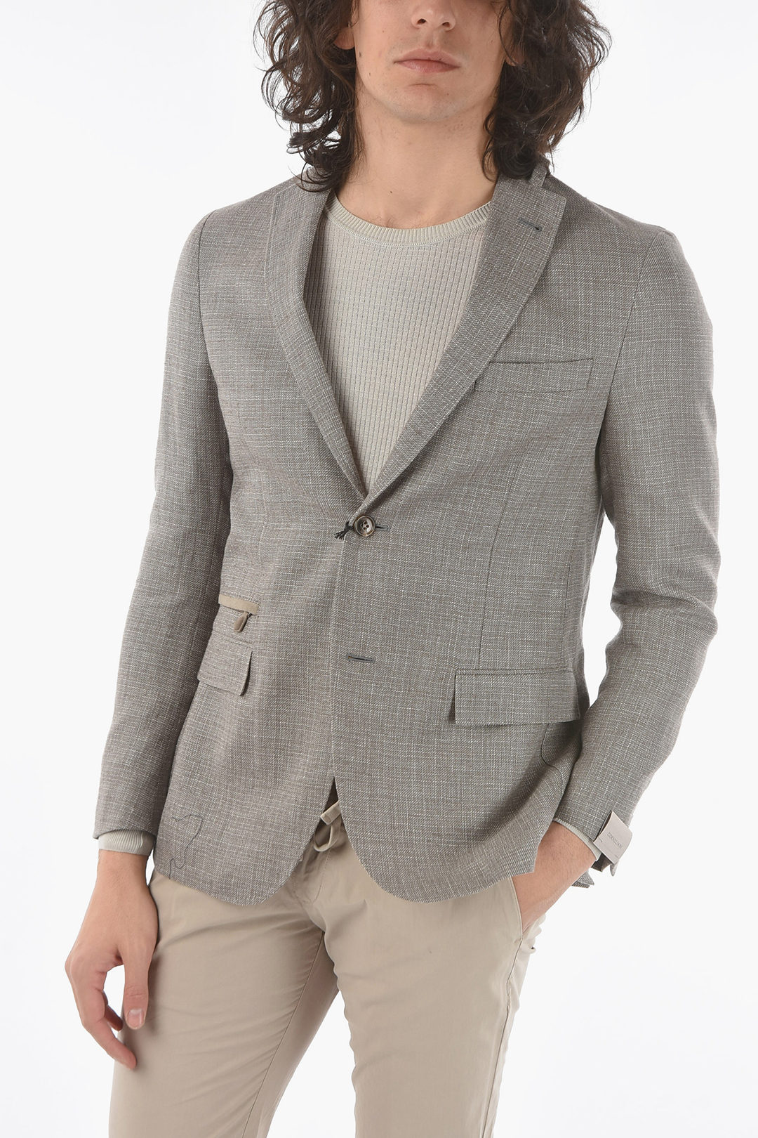 Corneliani side vents 2-button GATE Unlined blazer men - Glamood Outlet