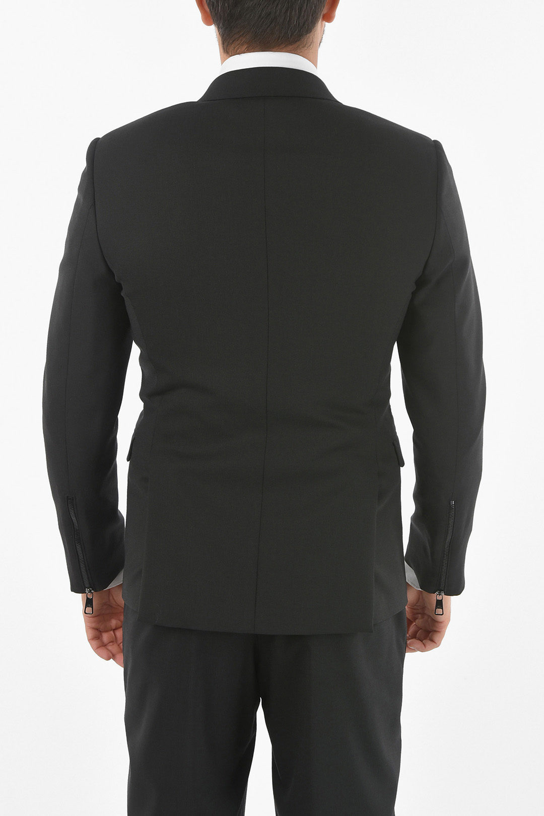 Neil Barrett Side Vents Fitted Slim Notch Lapel 2-Button Blazer men ...