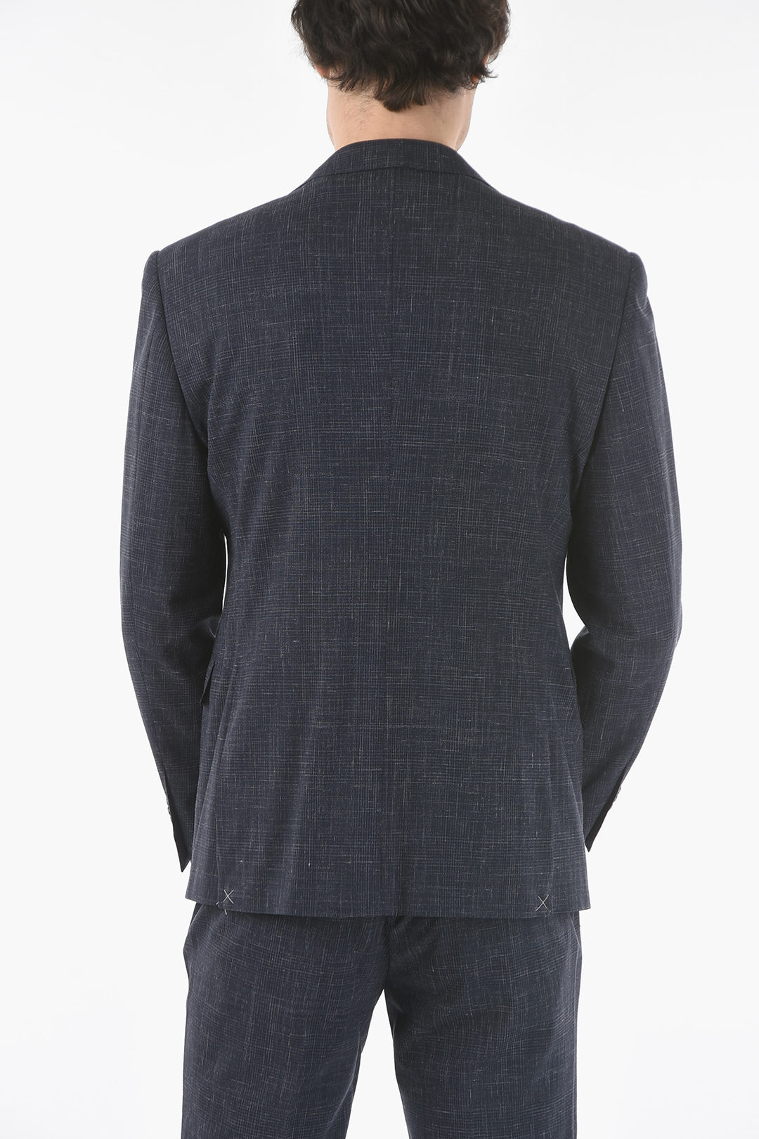 Corneliani side vents notch lapel ACADEMY 2-button suit men - Glamood ...
