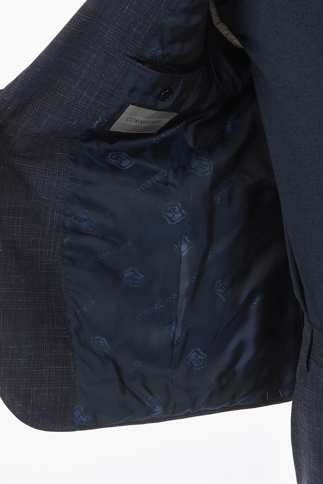 Corneliani side vents notch lapel ACADEMY 2-button suit men - Glamood ...